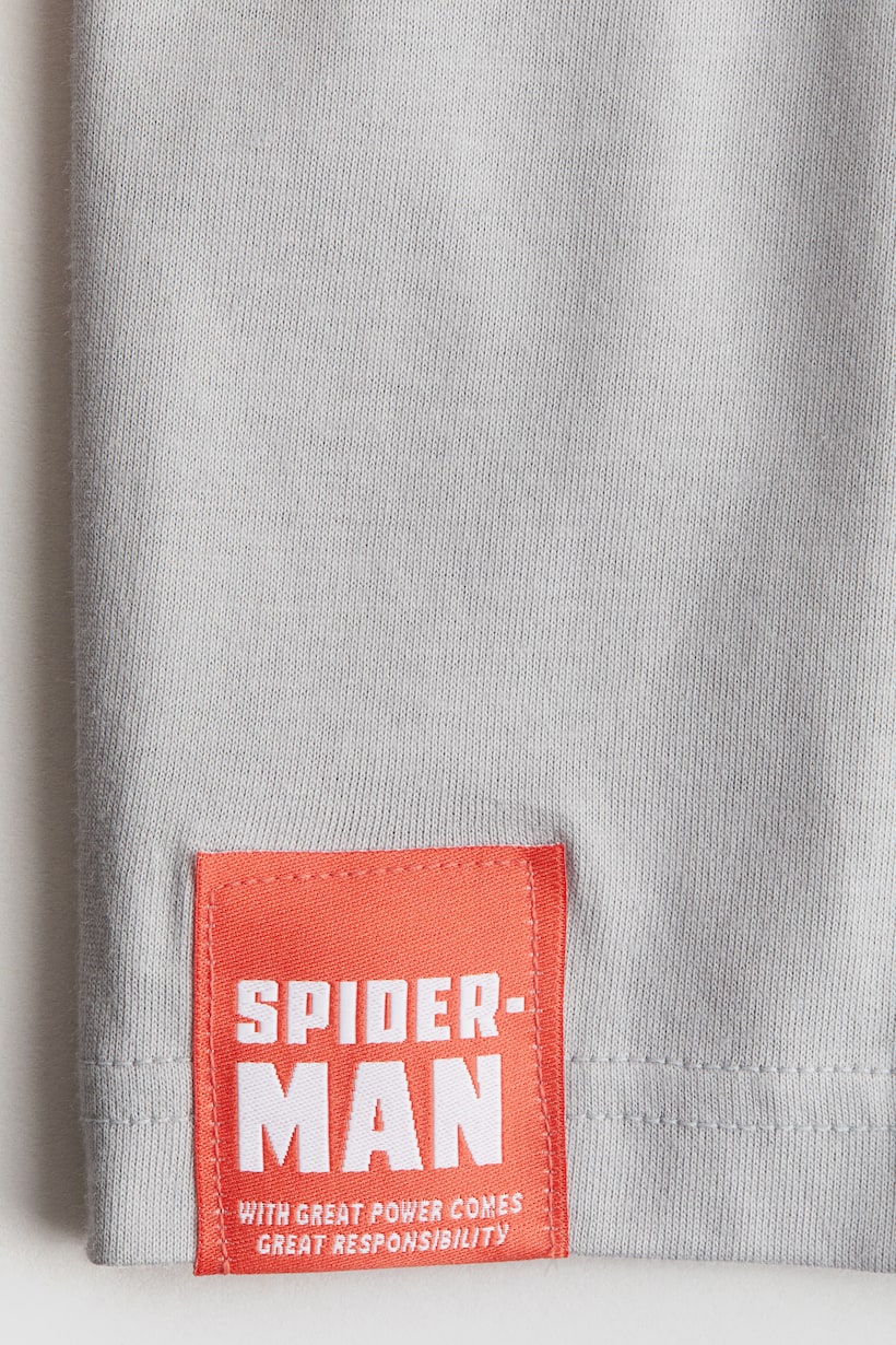 Light gray/Spider-Man Printed T-shirt for kids | H&M US