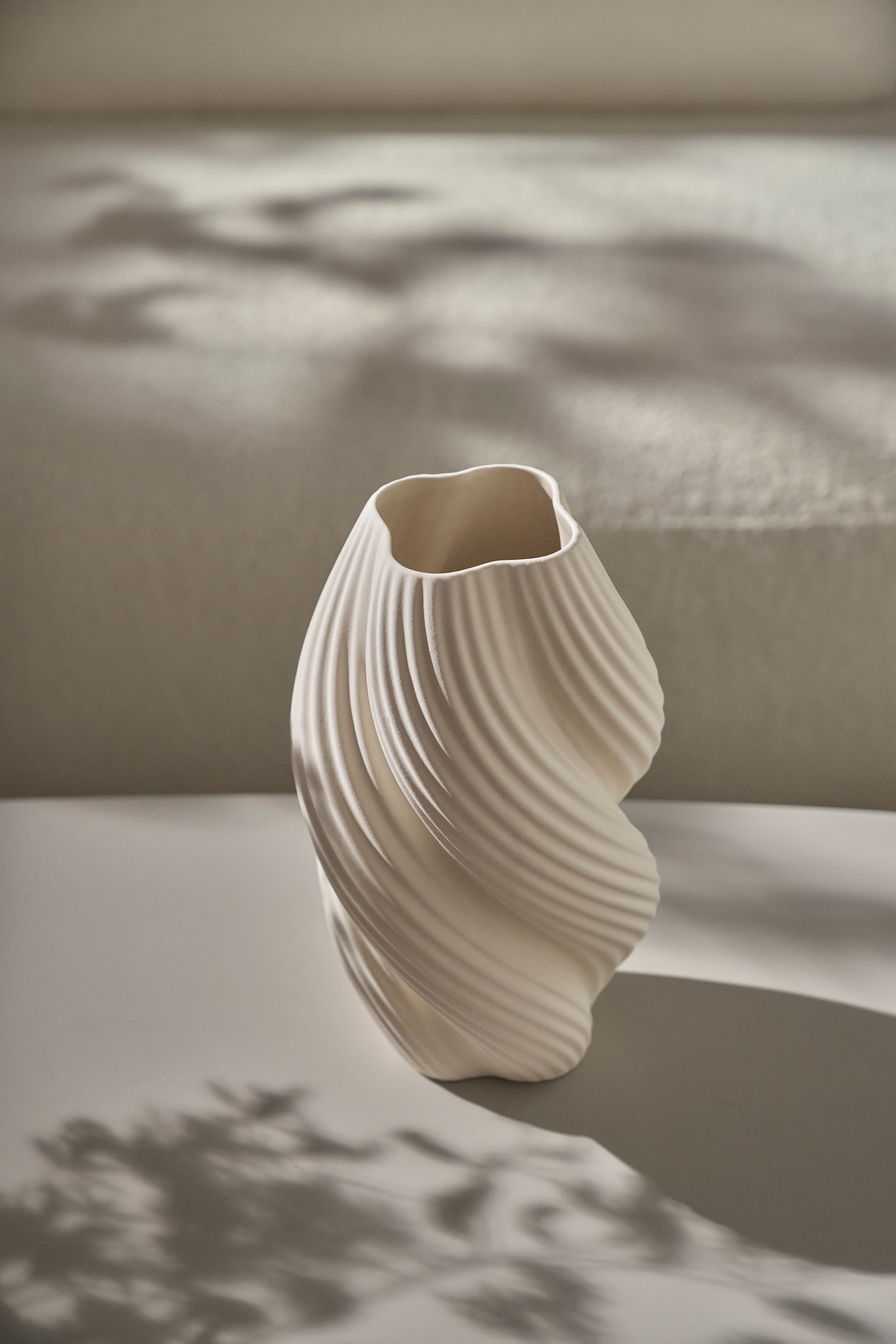 - Tall Stoneware Vase - Cream - Home All | H&M US