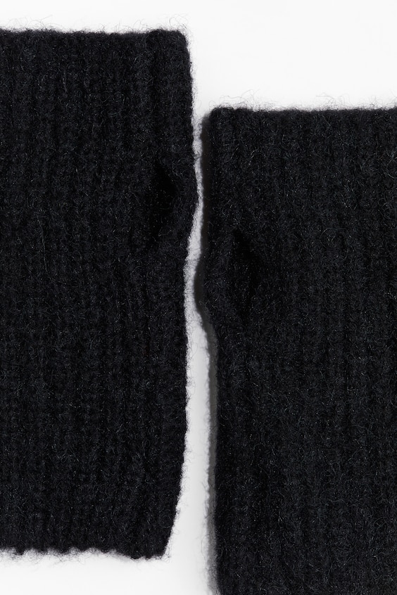 Fluffy Arm Warmers - Black - Ladies | H&M US