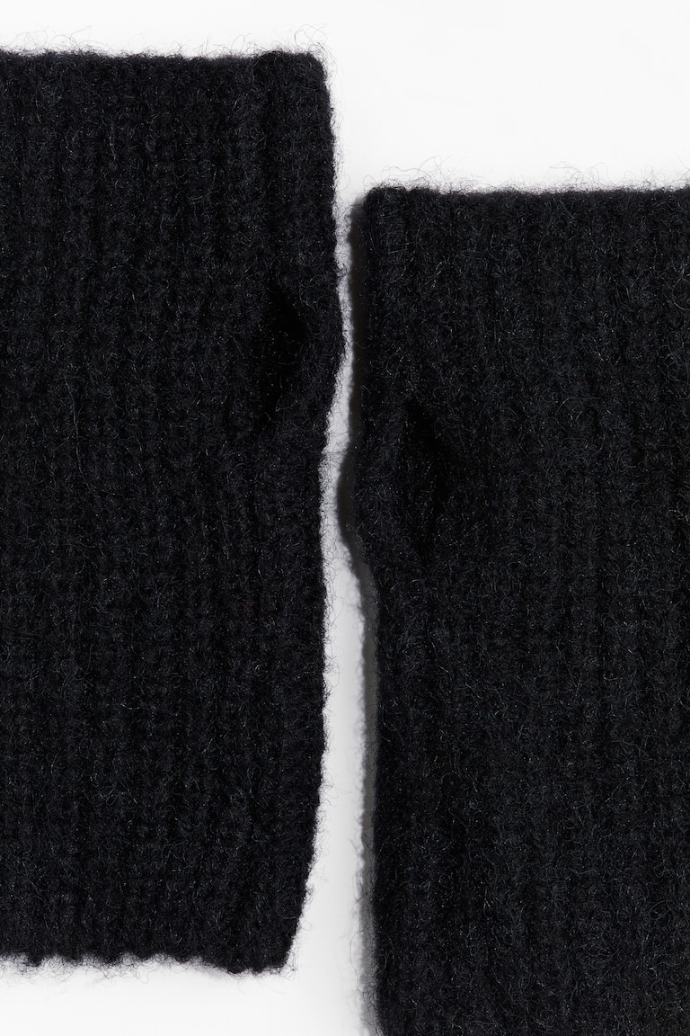 Fluffy Arm Warmers - Black - Ladies | H&M US