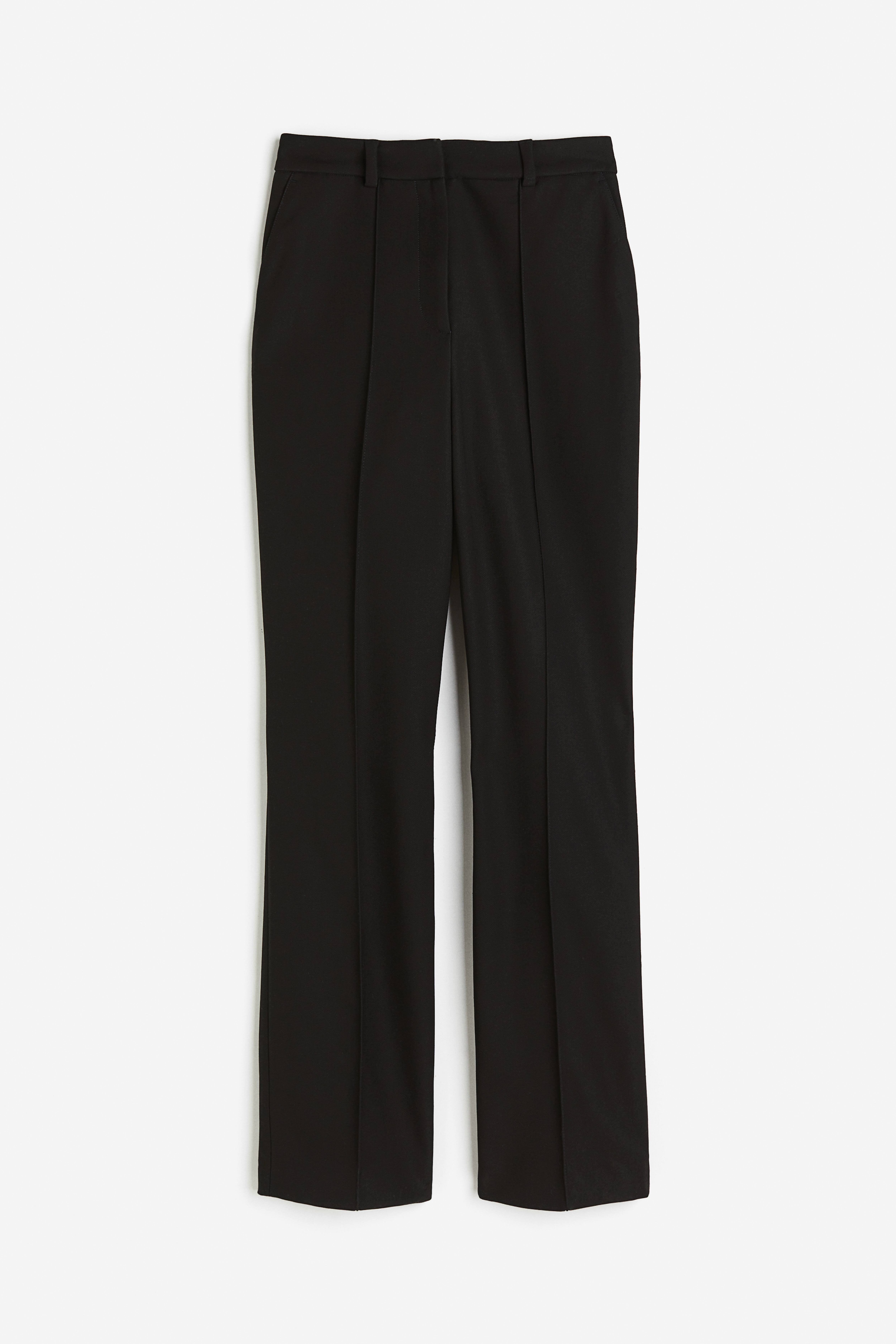 Straight leg Pants Black Ladies H M CA Straight leg Pants Black Ladies H M CA