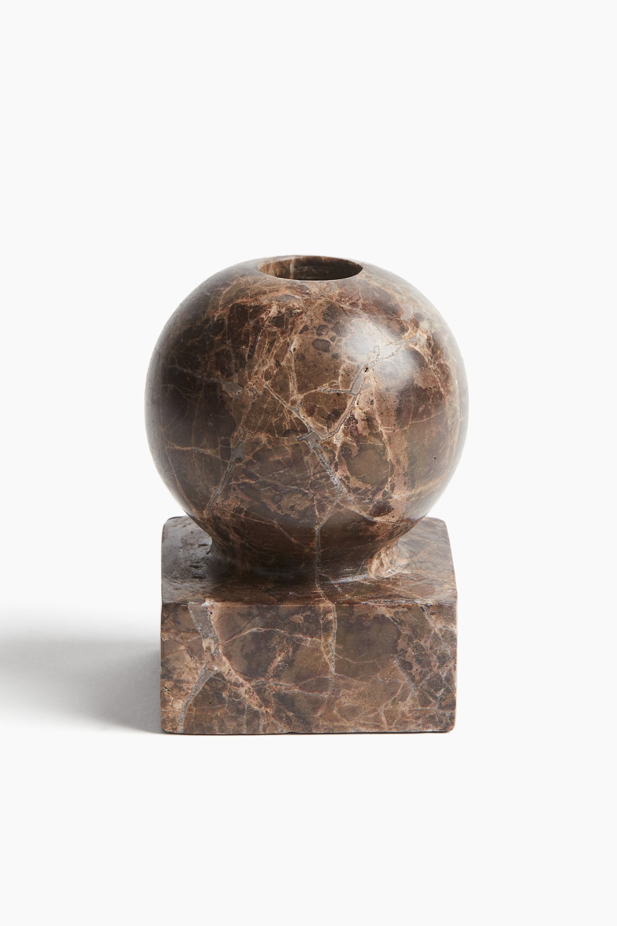 Brown Marble Candlestick at H&M Home | H&M US