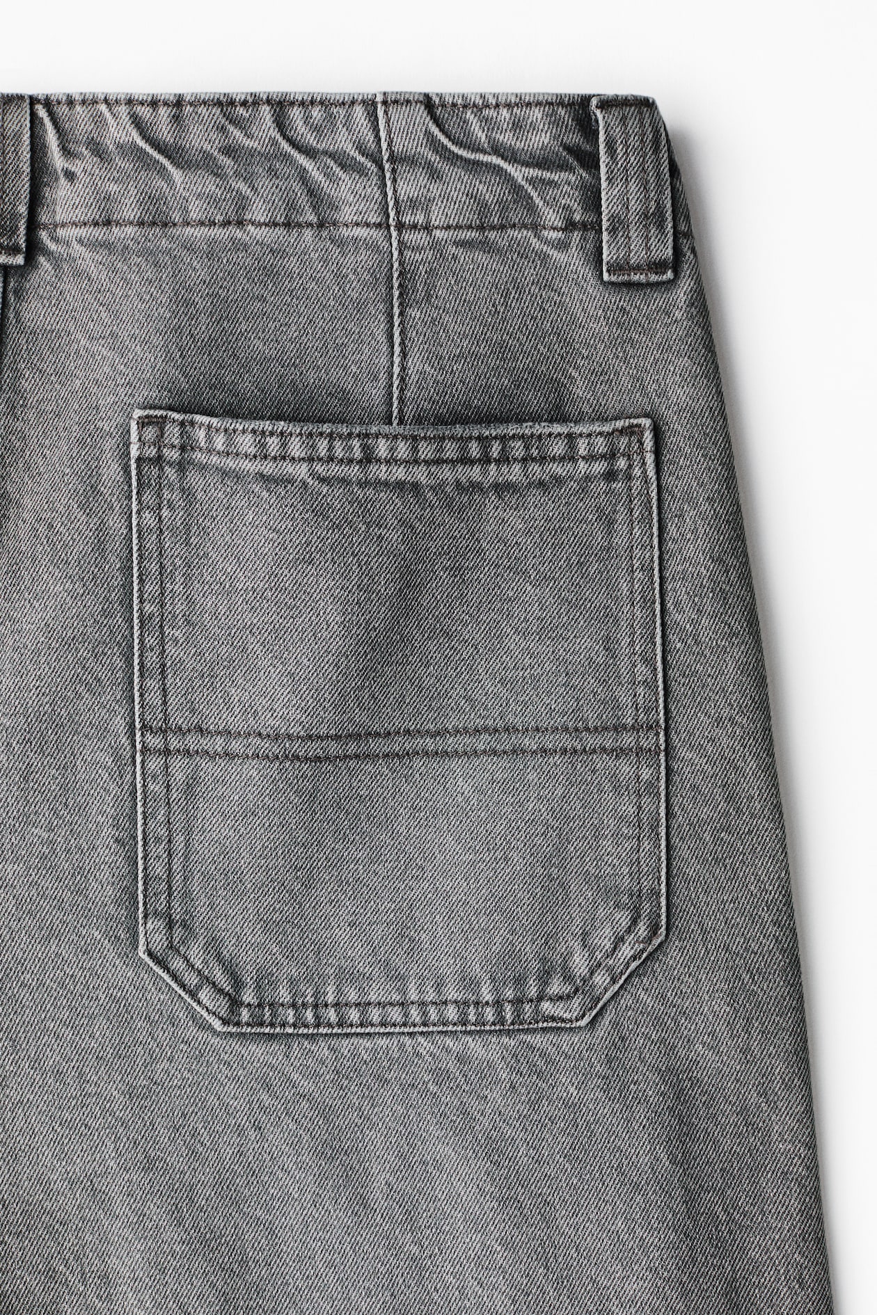 Loose Fit Worker jeans - Grey - Men | H&M MY