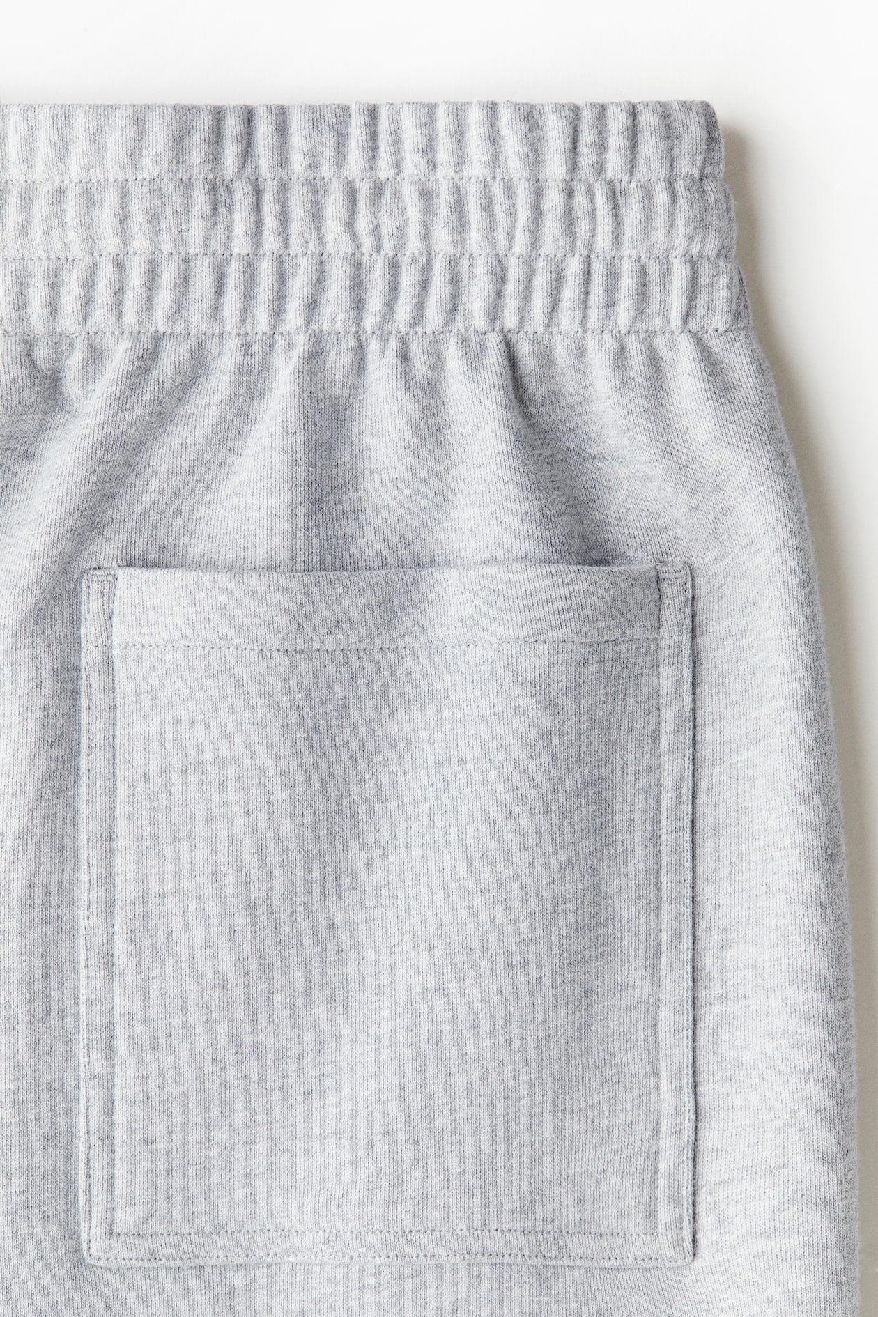 Men’s Light grey marl Wide-leg cotton joggers | H&M IN