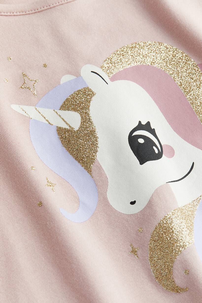 Zoe Shirt - Dusty pink/unicorn - Kids | H&M US