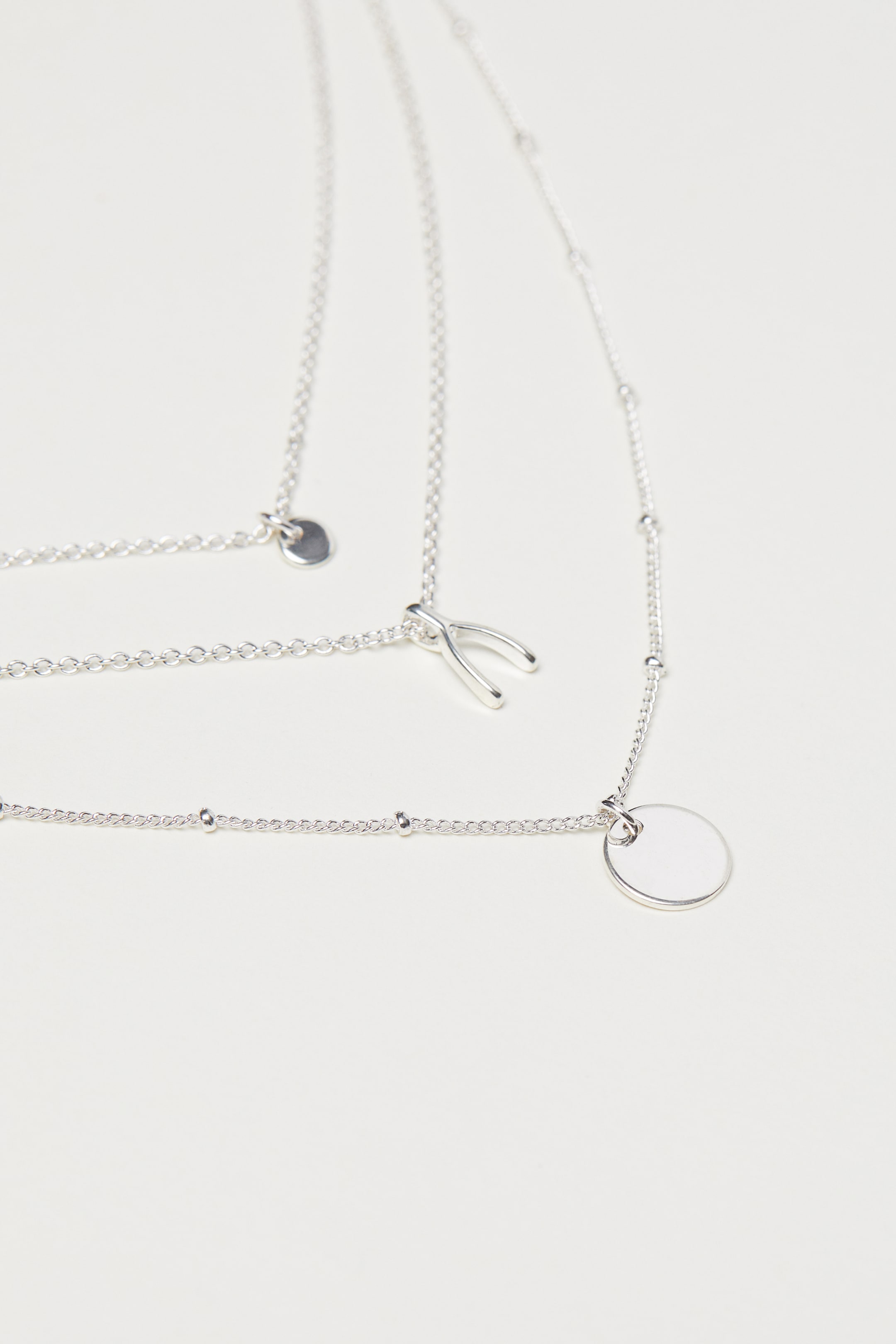 Collier à plusieurs rangs - Argenté - FEMME | H&M FR