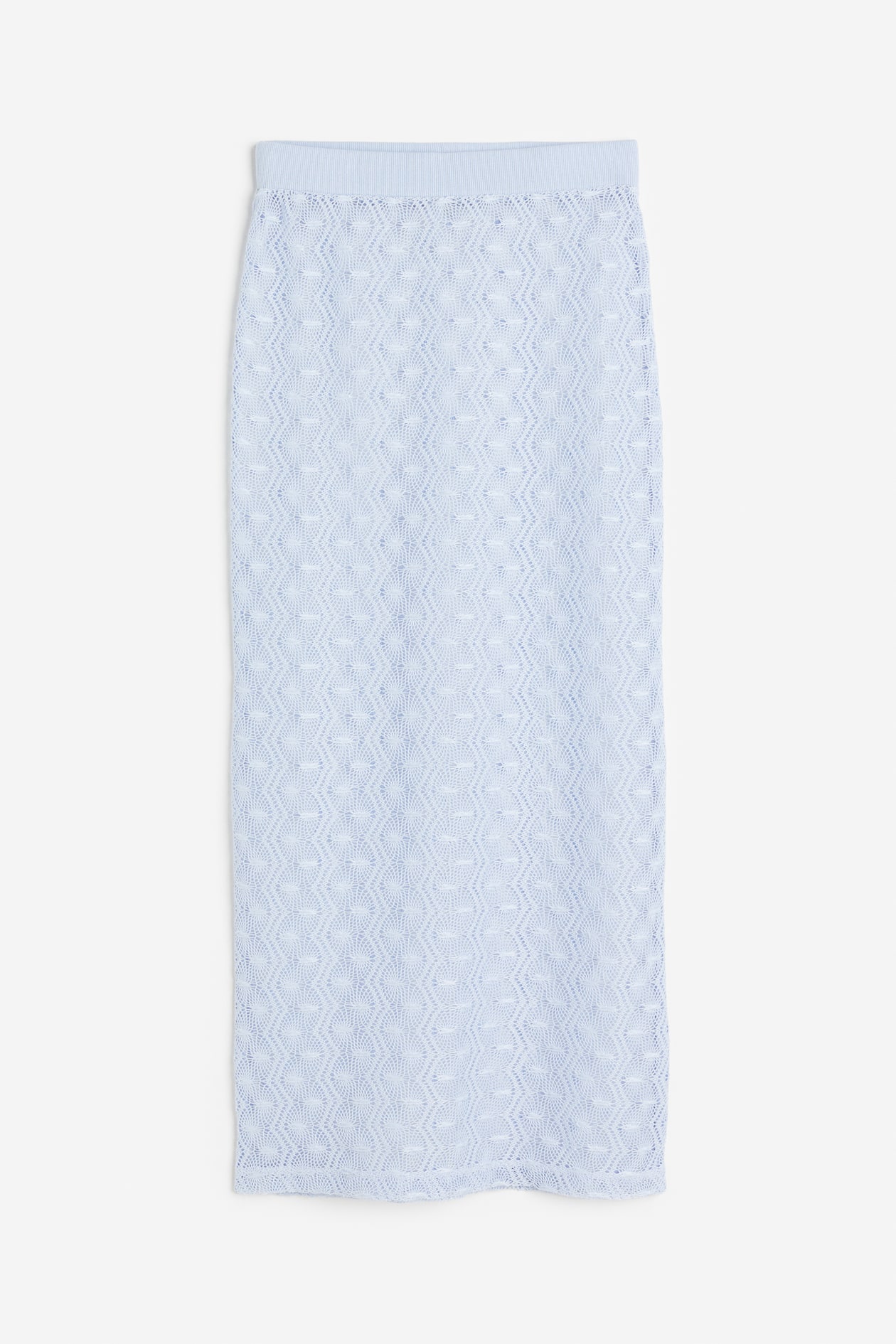 Pencil skirt - Regular waist - Long - Light blue - Ladies | H&M GB
