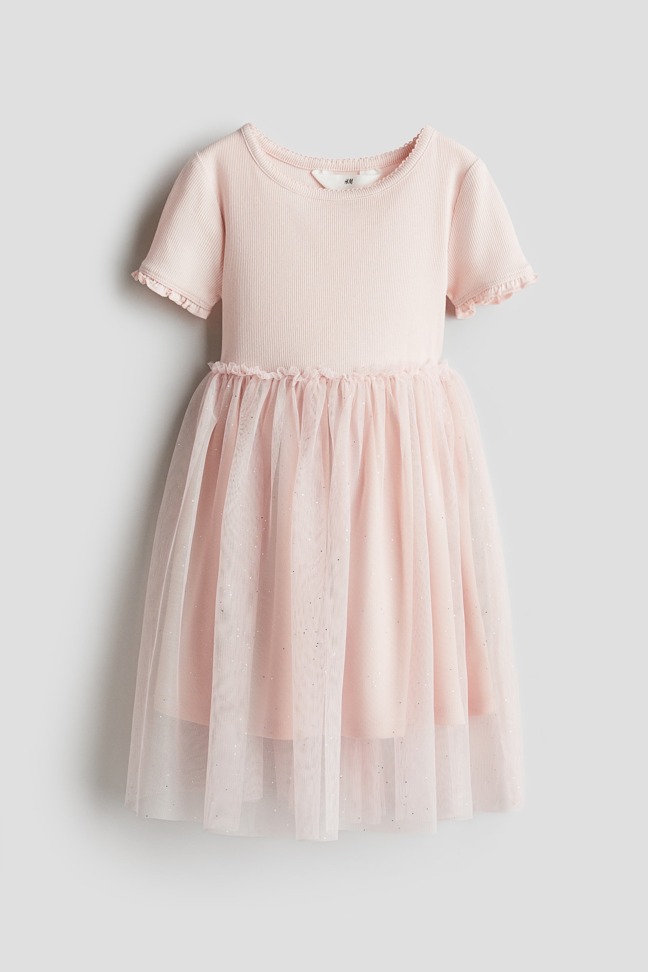 Tül Etekli Elbise - Açık pembe - ÇOCUK | H&M TR