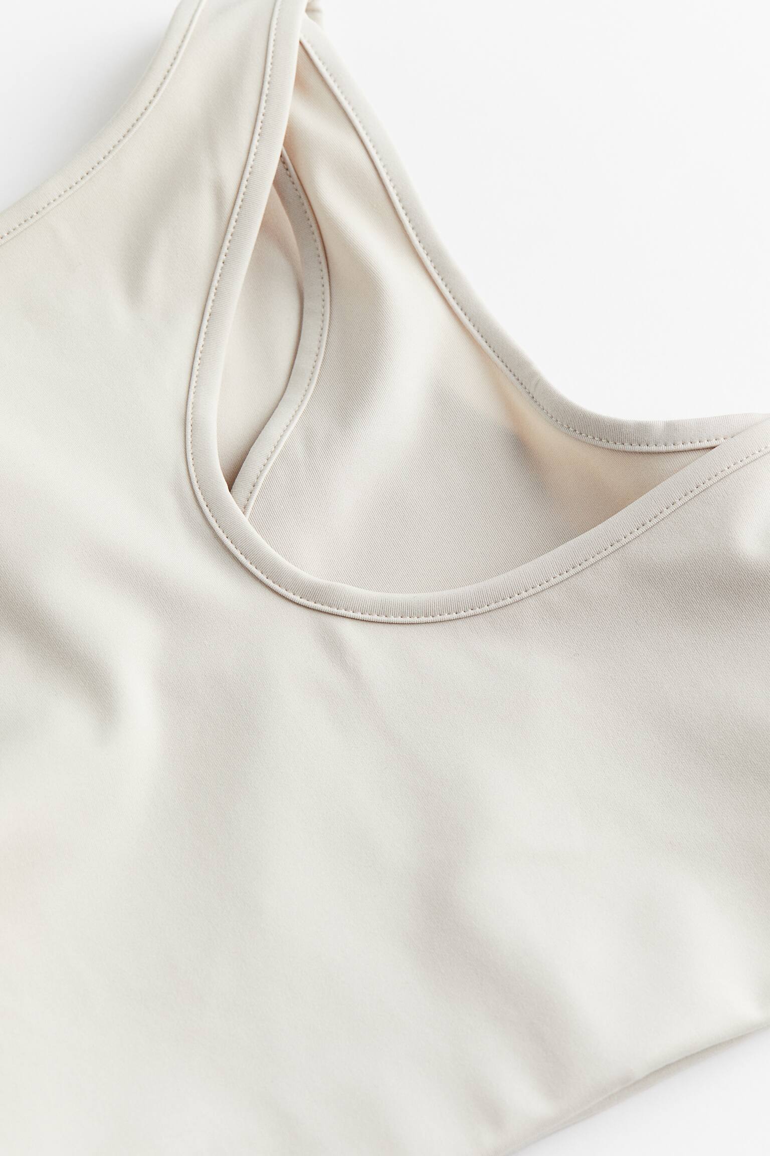 Sport-bh van DryMove™ - Medium support - Ronde hals - Lichtbeige ...