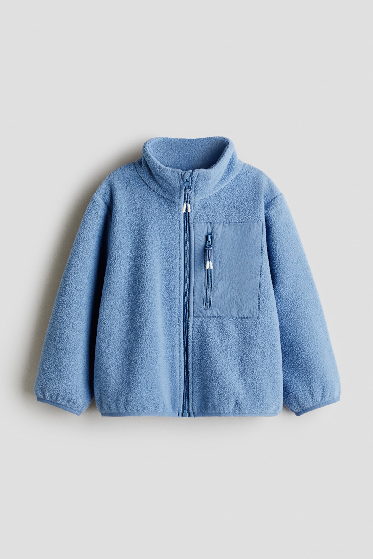 Blue Fleece Fabric Jacket for kids | H&M AU
