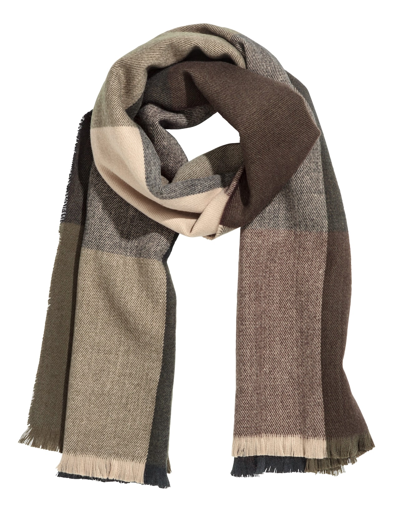 Color-Block Scarf - Green/multicolored - Men | H&M US