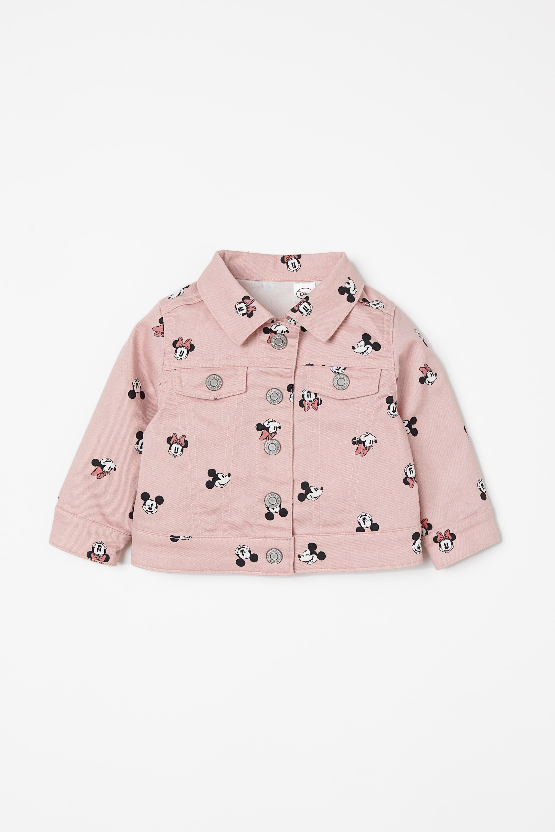 Printed twill jacket - Long sleeve - Light pink/Minnie Mouse - Kids | H ...