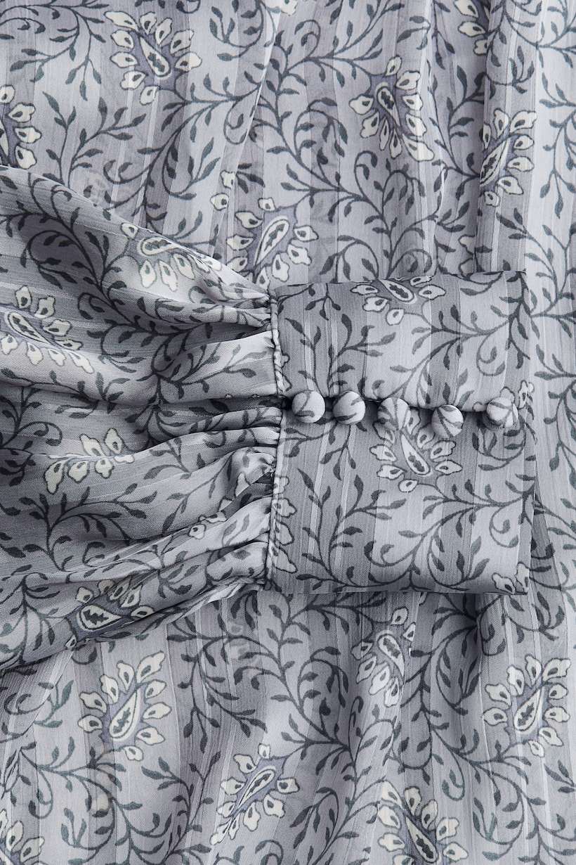 Women's Light grey/Patterned Patterned blouse | H&M IN