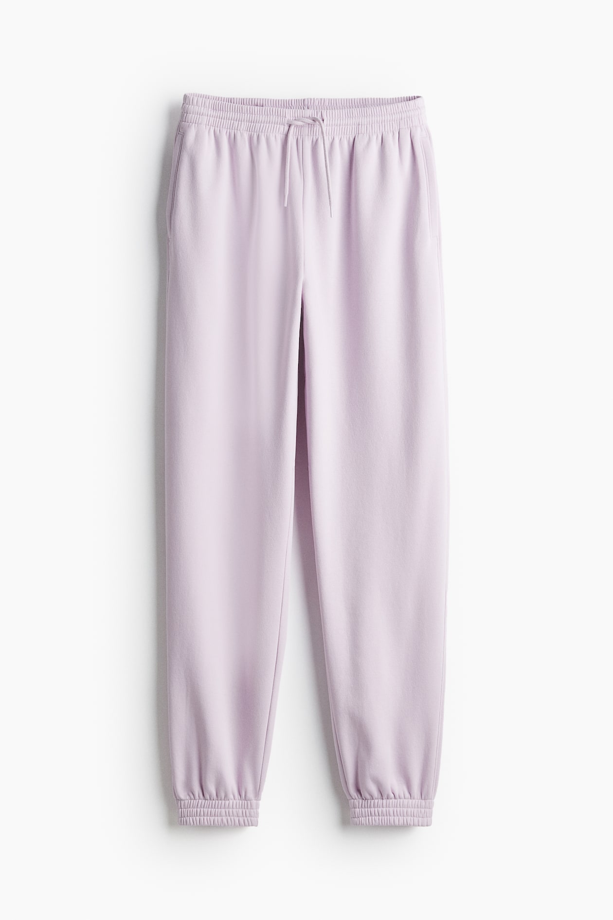 High-waisted joggers - Light purple - Ladies | H&M MY