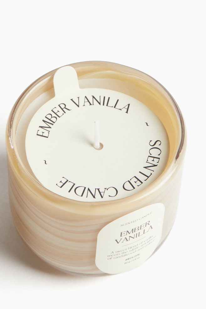 Ember Vanilla Scented Candle in Glass Holder at H&M Home | H&M US