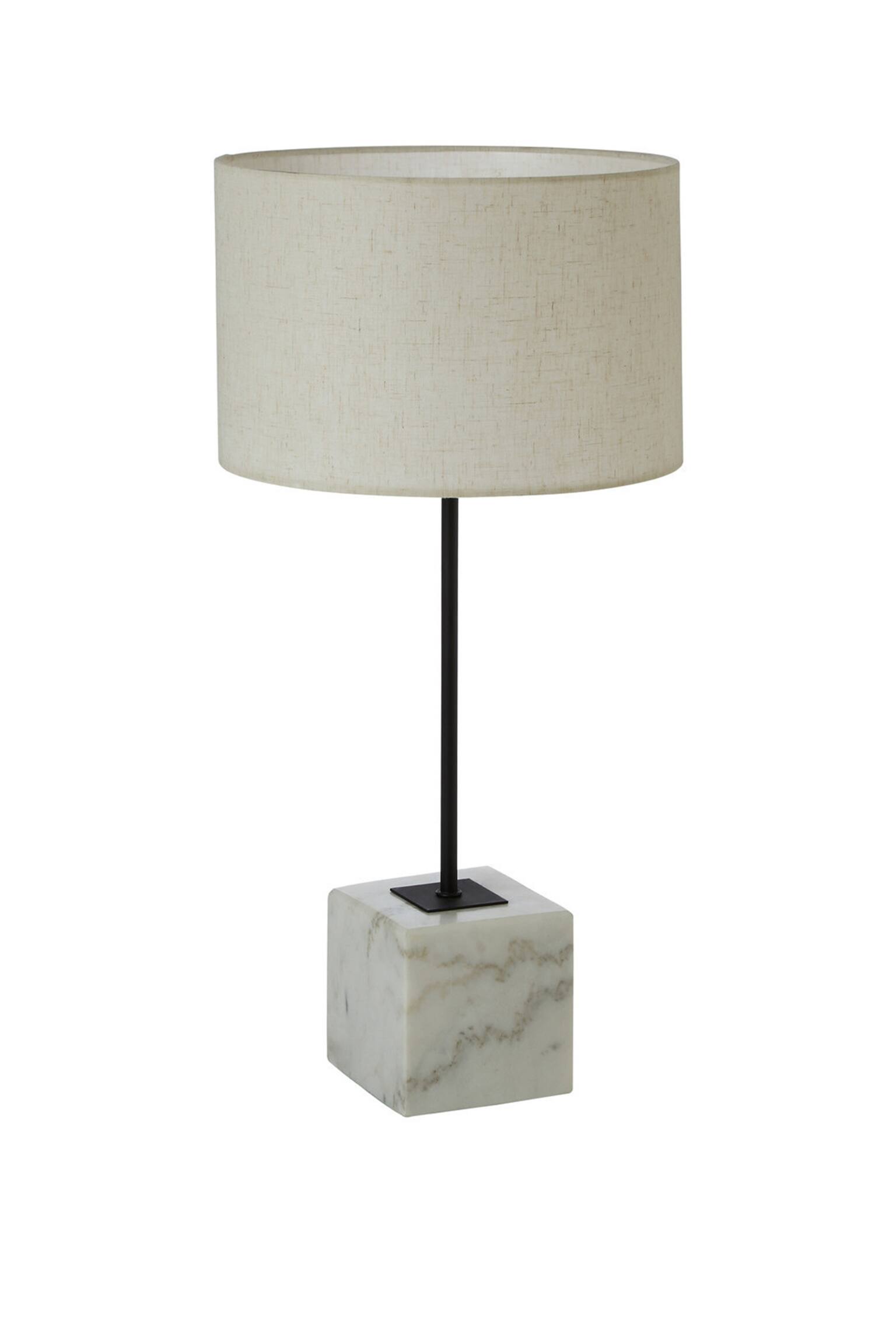 Murdoch Marble Base Table Lamp - White - Fifty Five South - Home All ...
