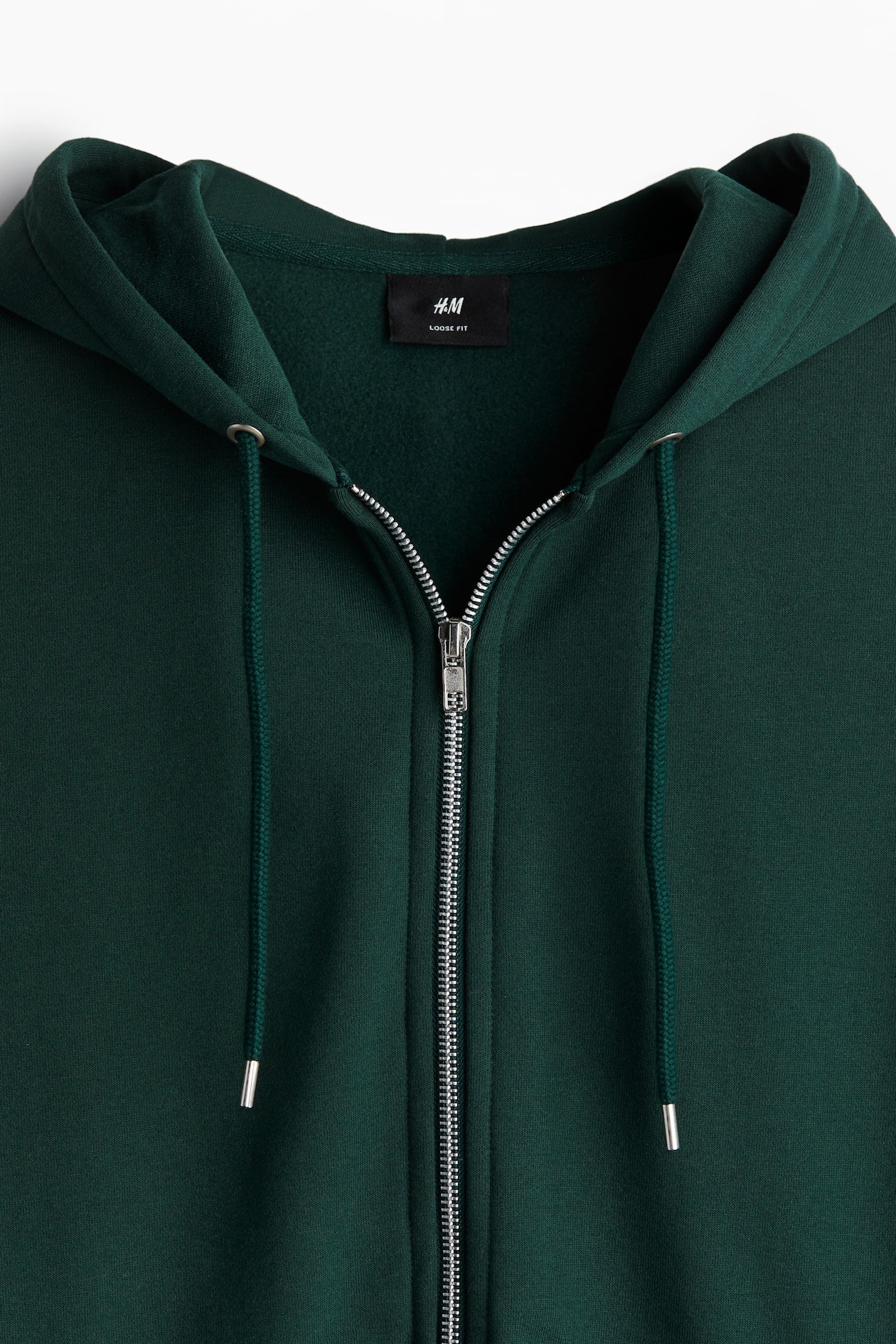 Loose Fit Hooded Jacket - Dark green - Men | H&M US