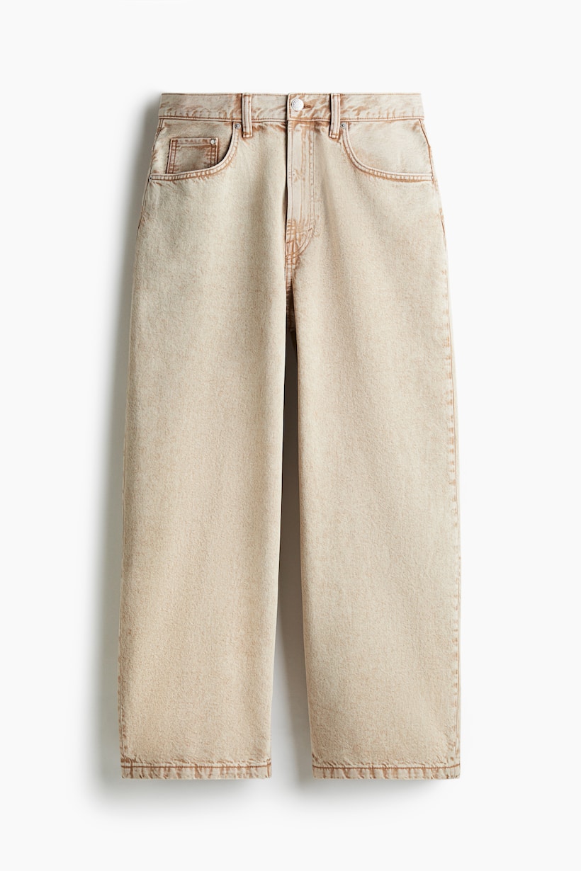 Super Baggy Jeans - Denim beige - Men | H&M US