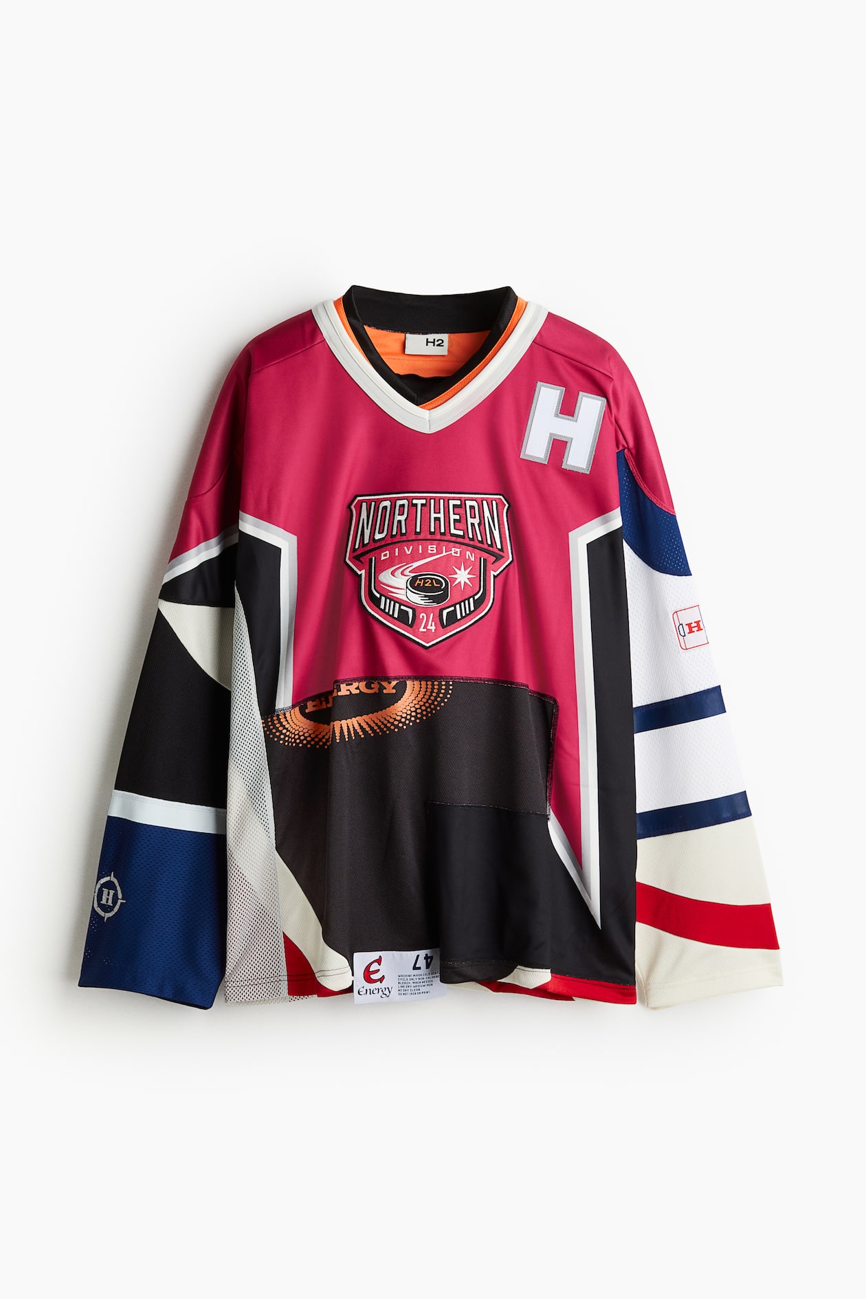 Men’s Pink/color-block Long-Sleeved Hockey Shirt | H&M CA