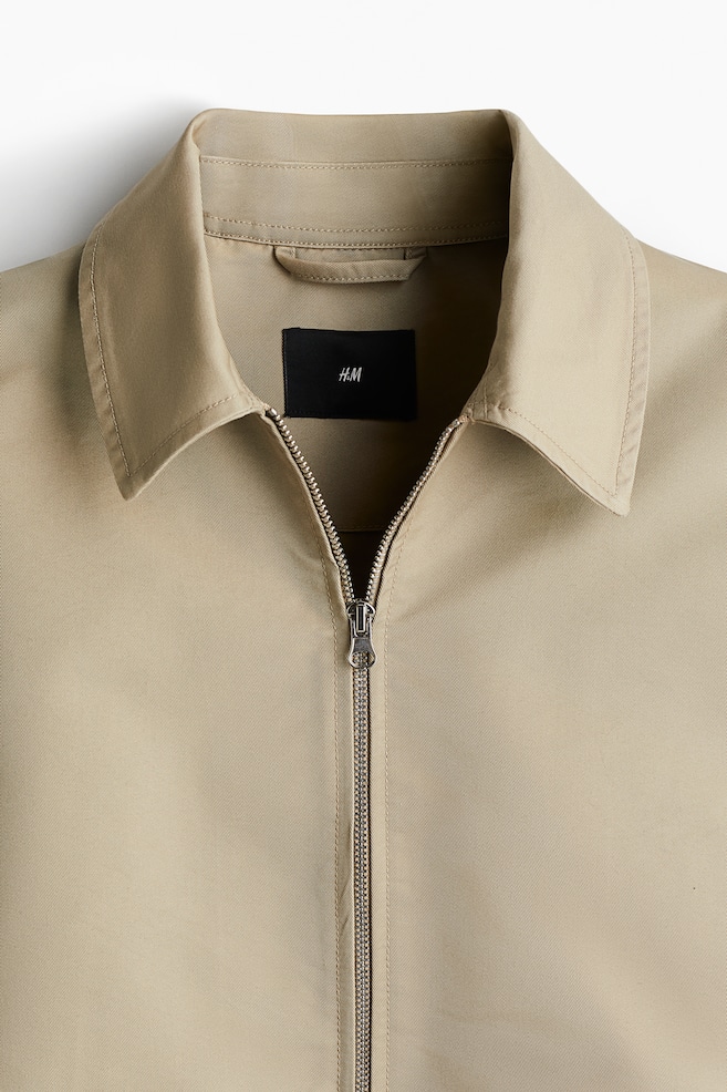 Men’s Beige Regular Fit Denim Jacket | H&M US