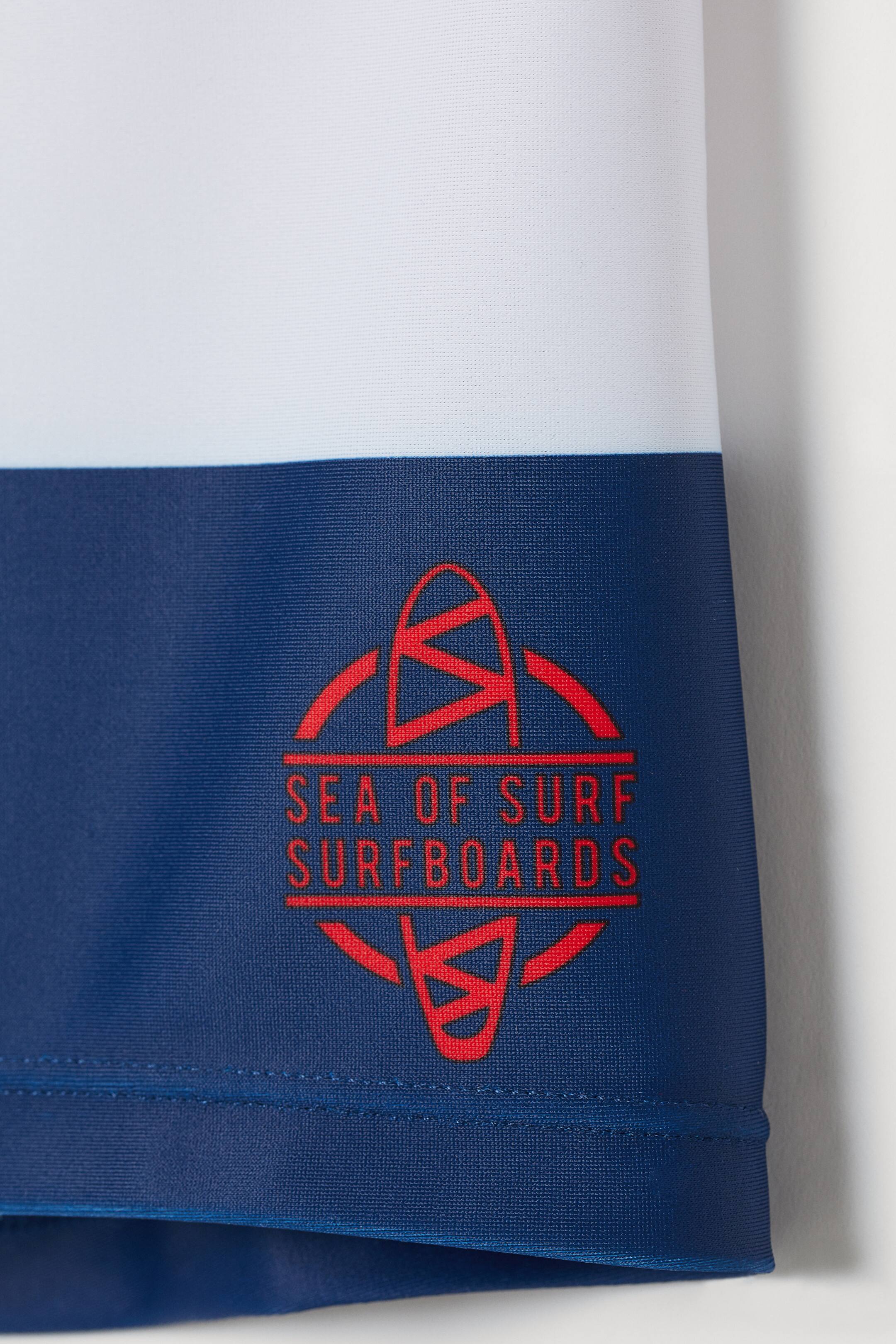 Swim Trunks - Red/color-block - Kids | H&M US