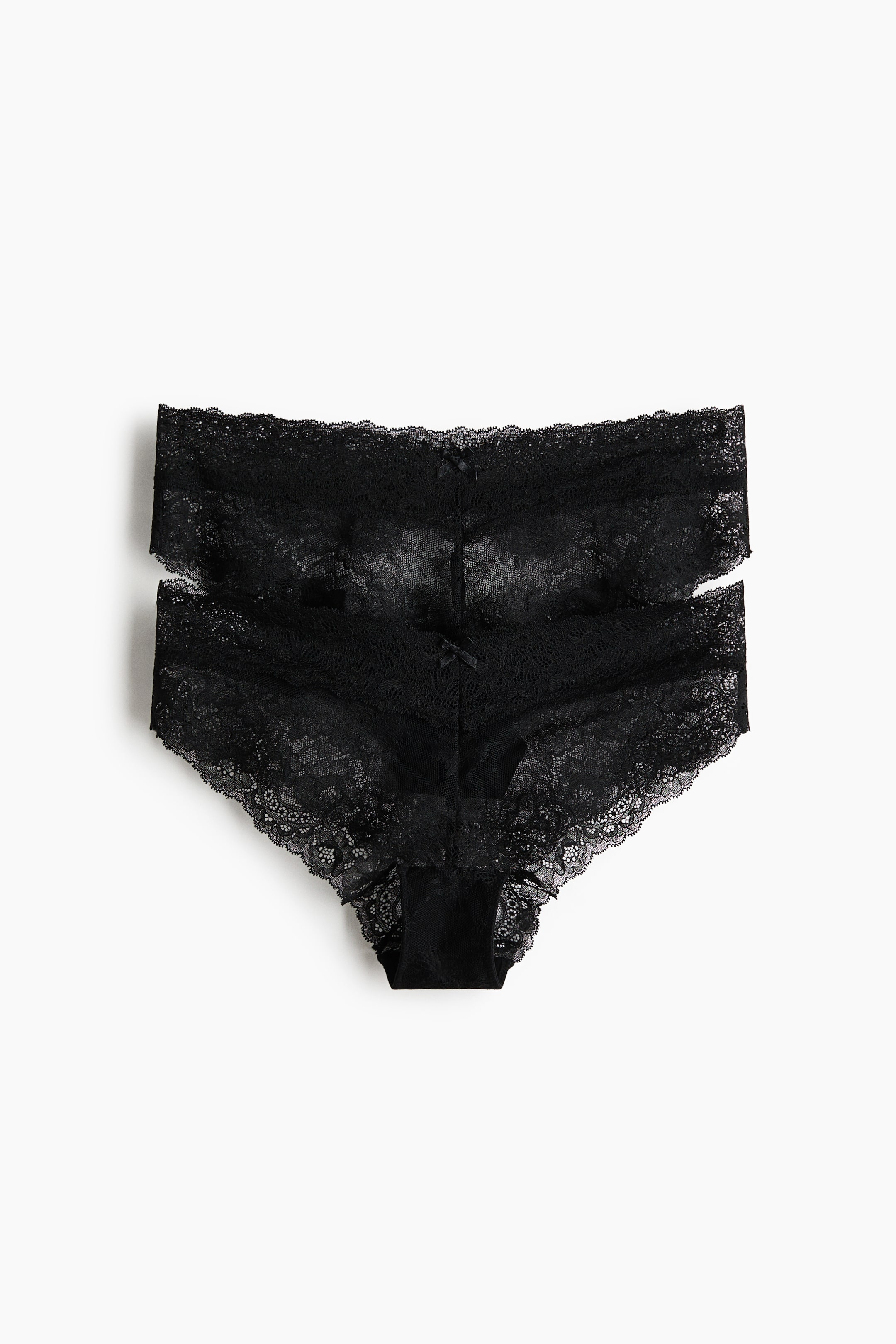 2-pack lace hipster briefs - Black - Ladies | H&M