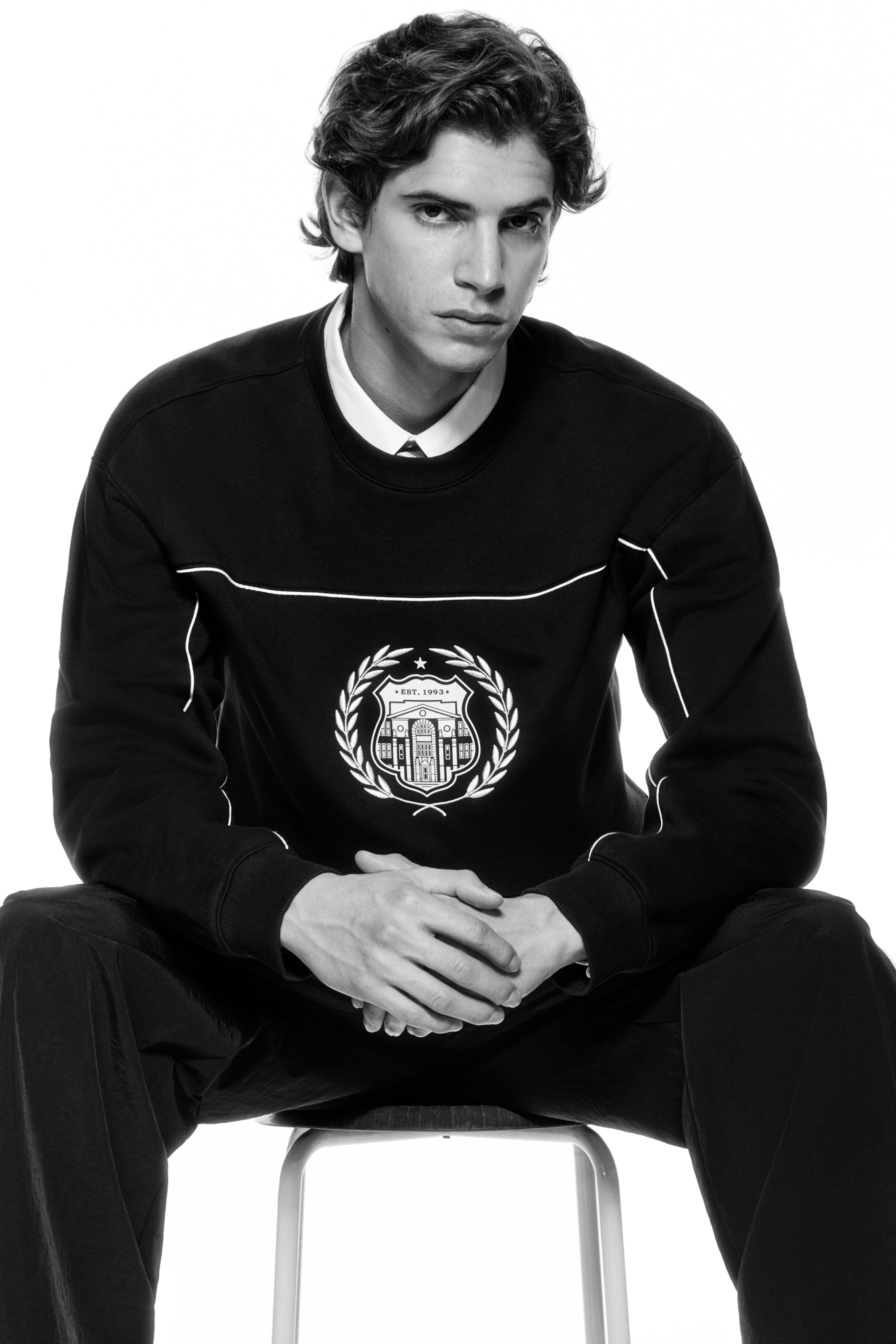 Loose Fit Sweatshirt - Mørk blå - HERRE | H&M NO