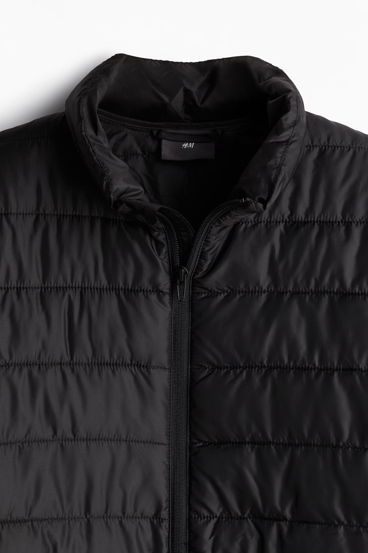 Slim Fit Lightweight puffer jacket - Black - Men | H&M IN