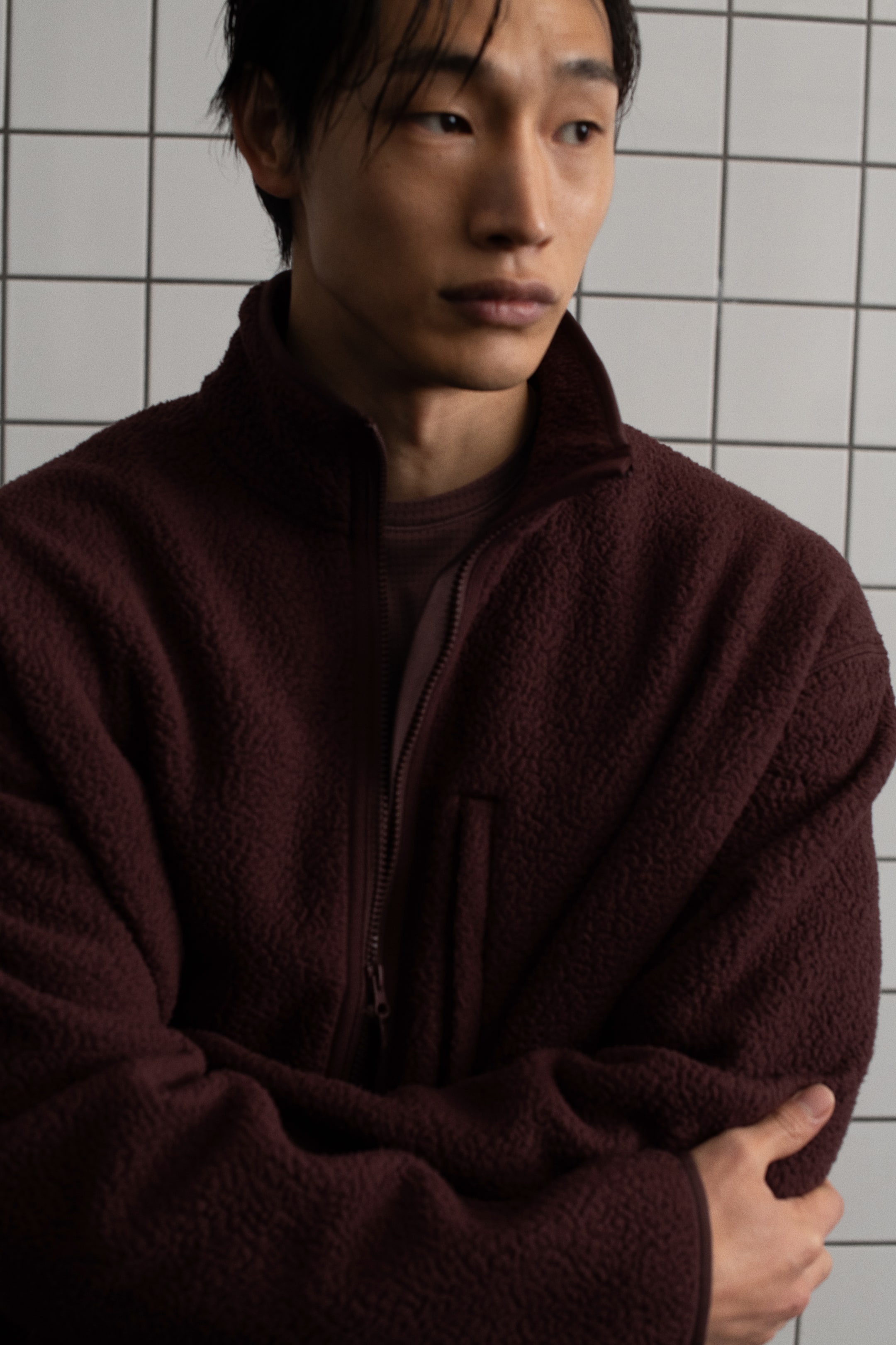 Regular Fit Teddy jacket - Dark brown - HERREN | H&M CH