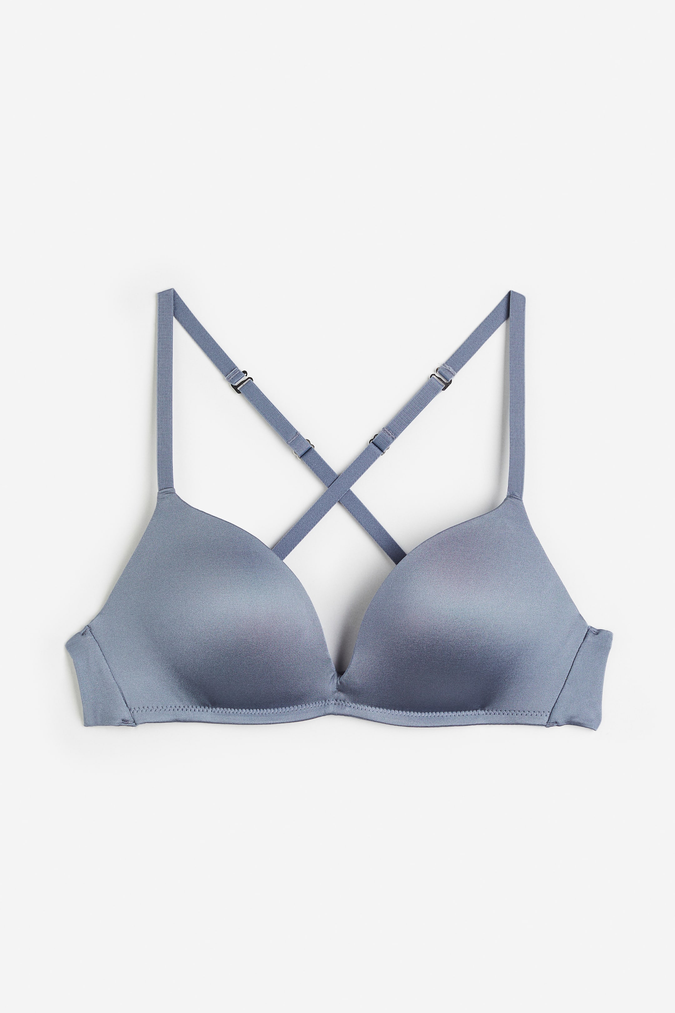 Micro push-up bra - Pigeon blue - Ladies | H&M HK