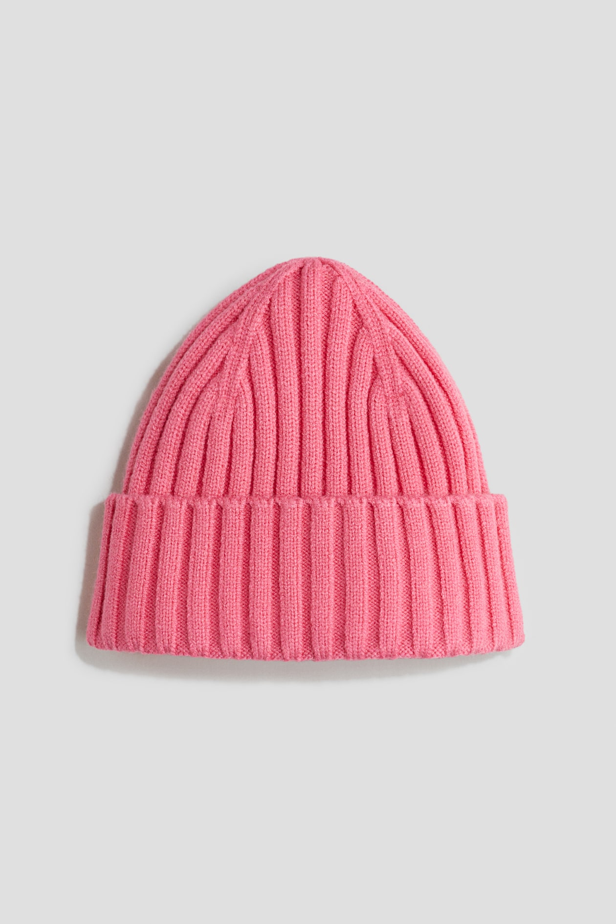 Pink Wide-Rib Beanie for kids | H&M US