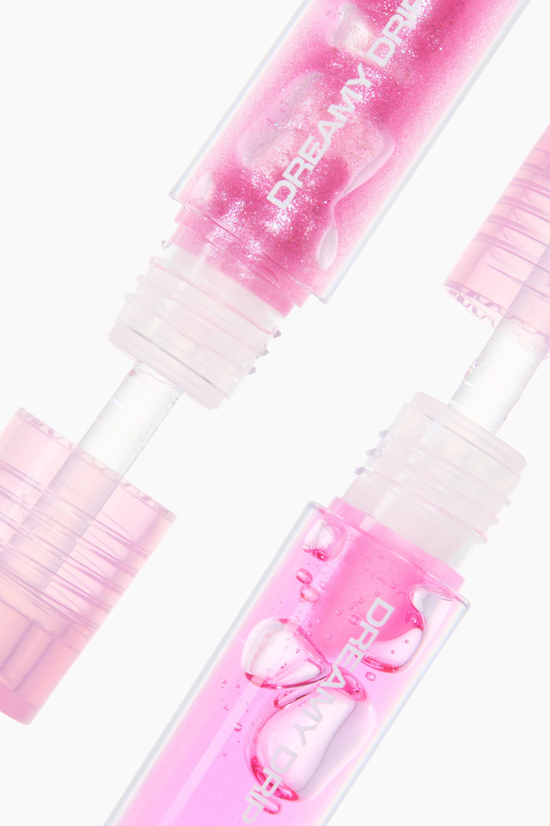 Sada dvou olejů na rty Dreaming of Hearts - Růžová/žvýkačka - Beauty ...