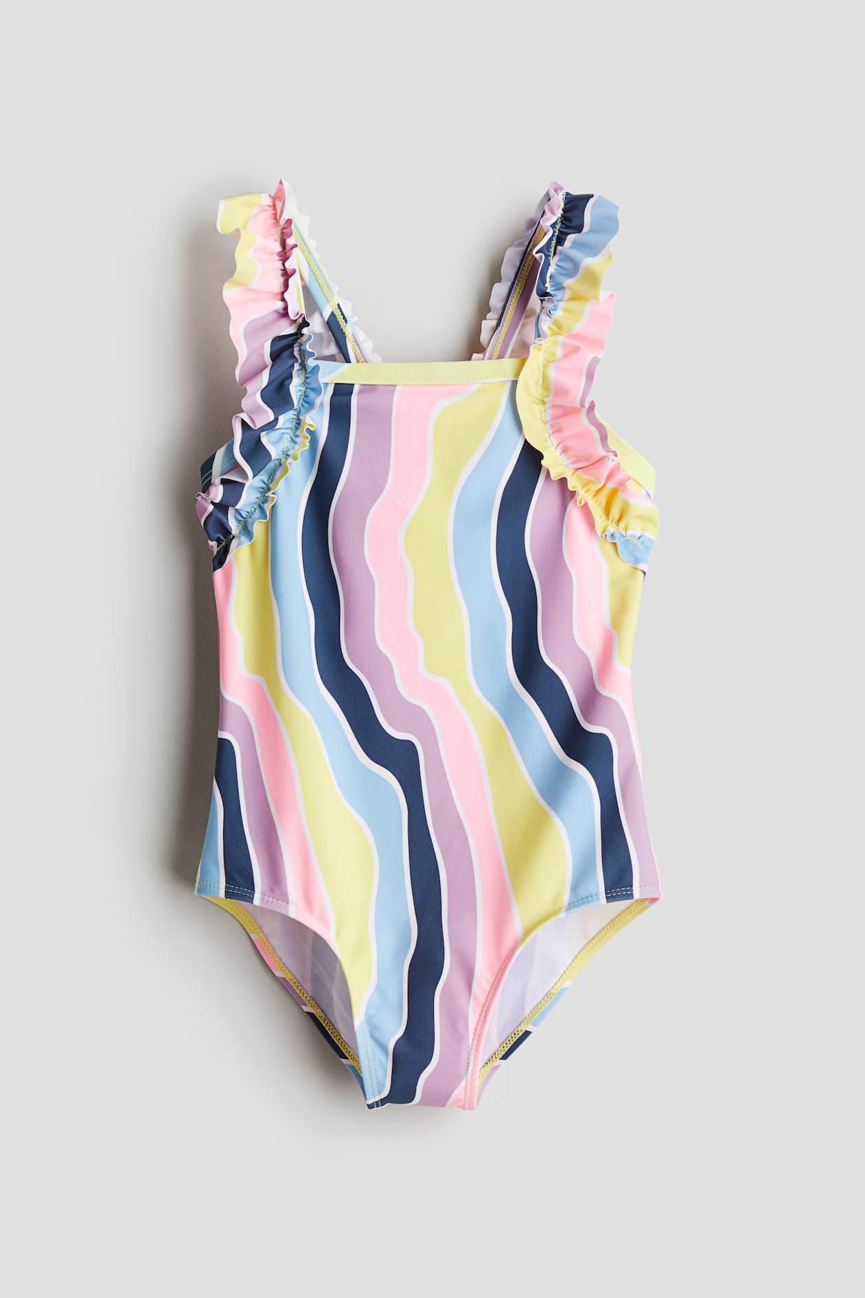 Badpak Met Ruches - Lavender Mist - Color Kids - KINDEREN | H&M NL