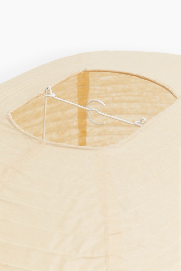 Large Rice Paper Lampshade - Unbleached - Home All | H&M US