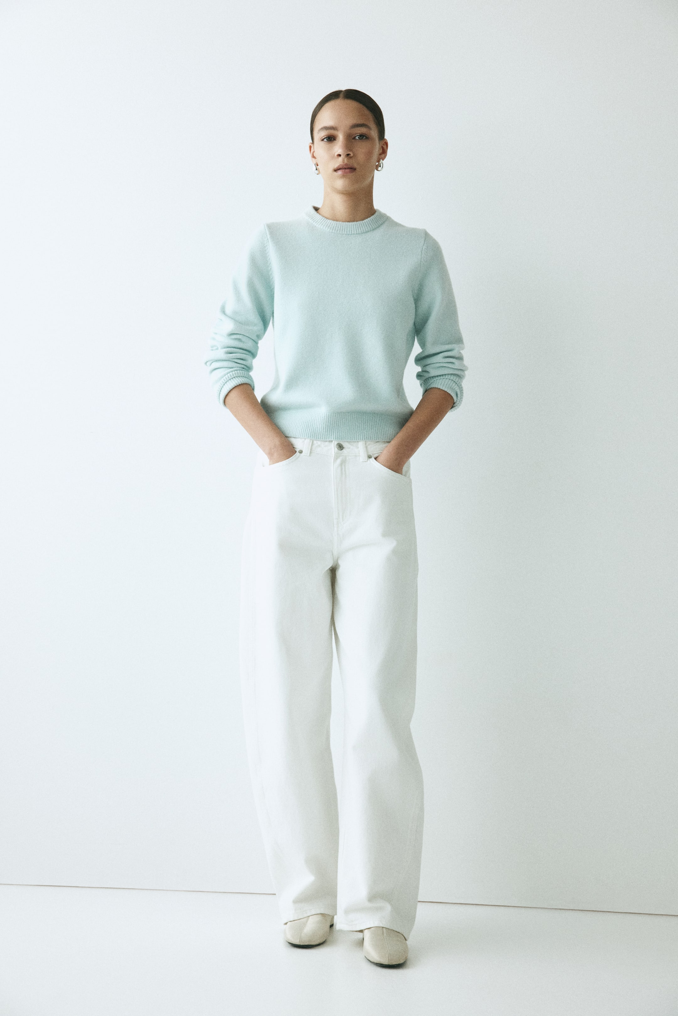 Sweater - Light turquoise - Ladies | H&M US