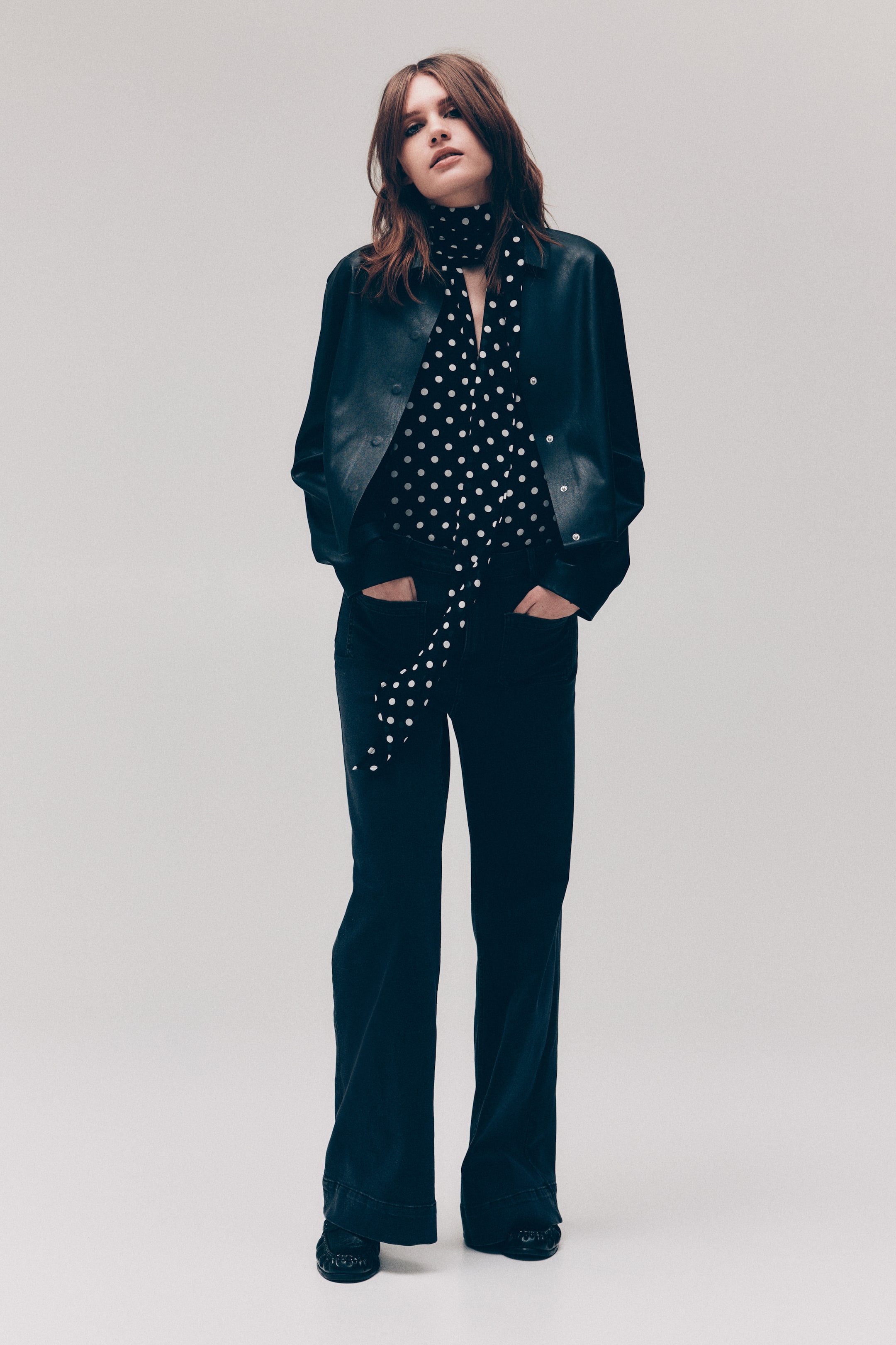 Women's Denim black Wide High Jeans | H&M CA