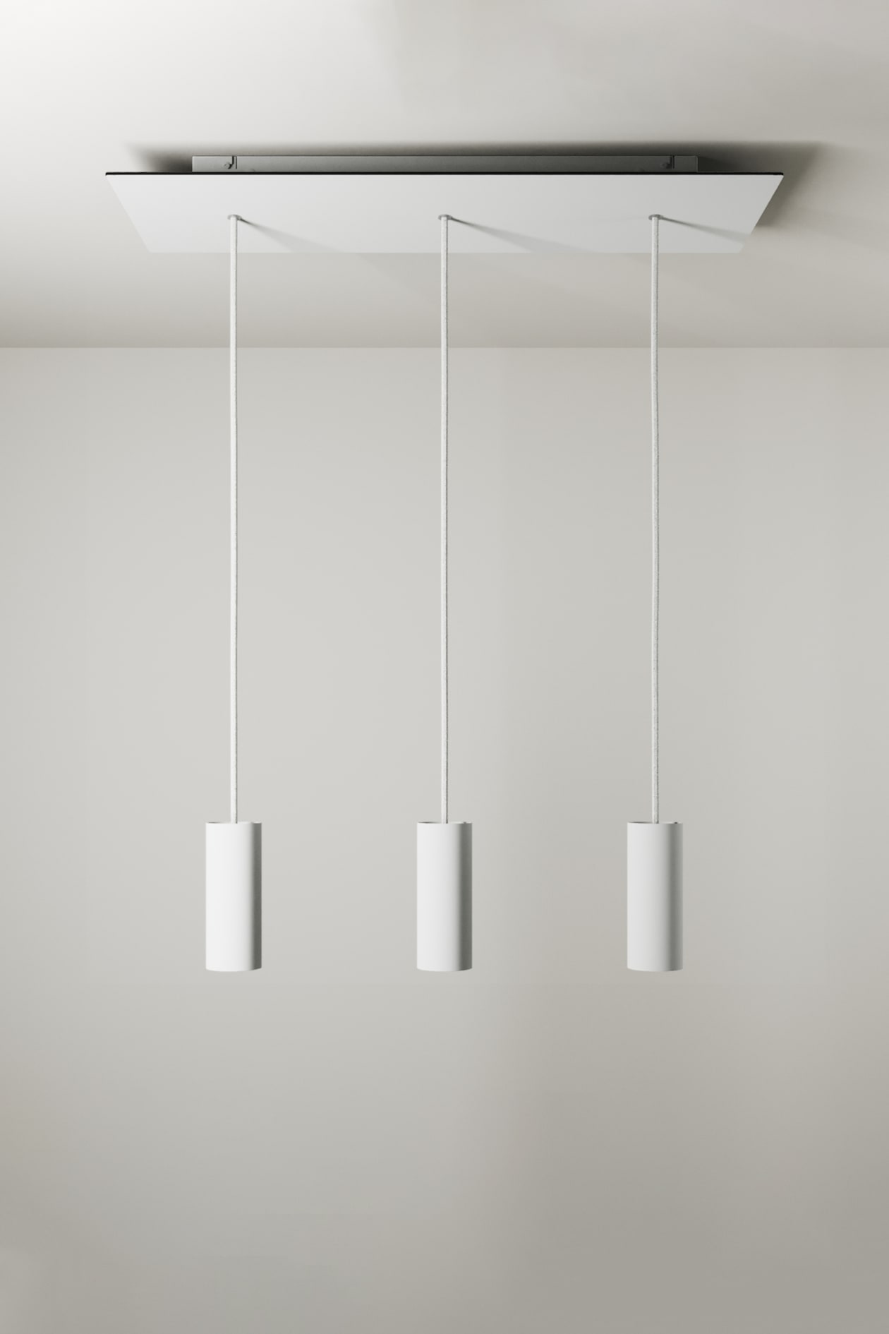 Lámpara De Techo De Metal Con 3 Focos - Blanco - Creative-Cables - HOME ...