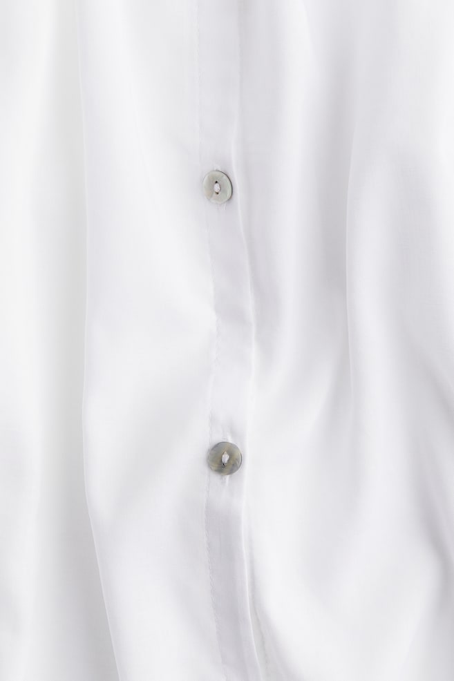 Women's White Balloon-sleeved blouse | H&M GB