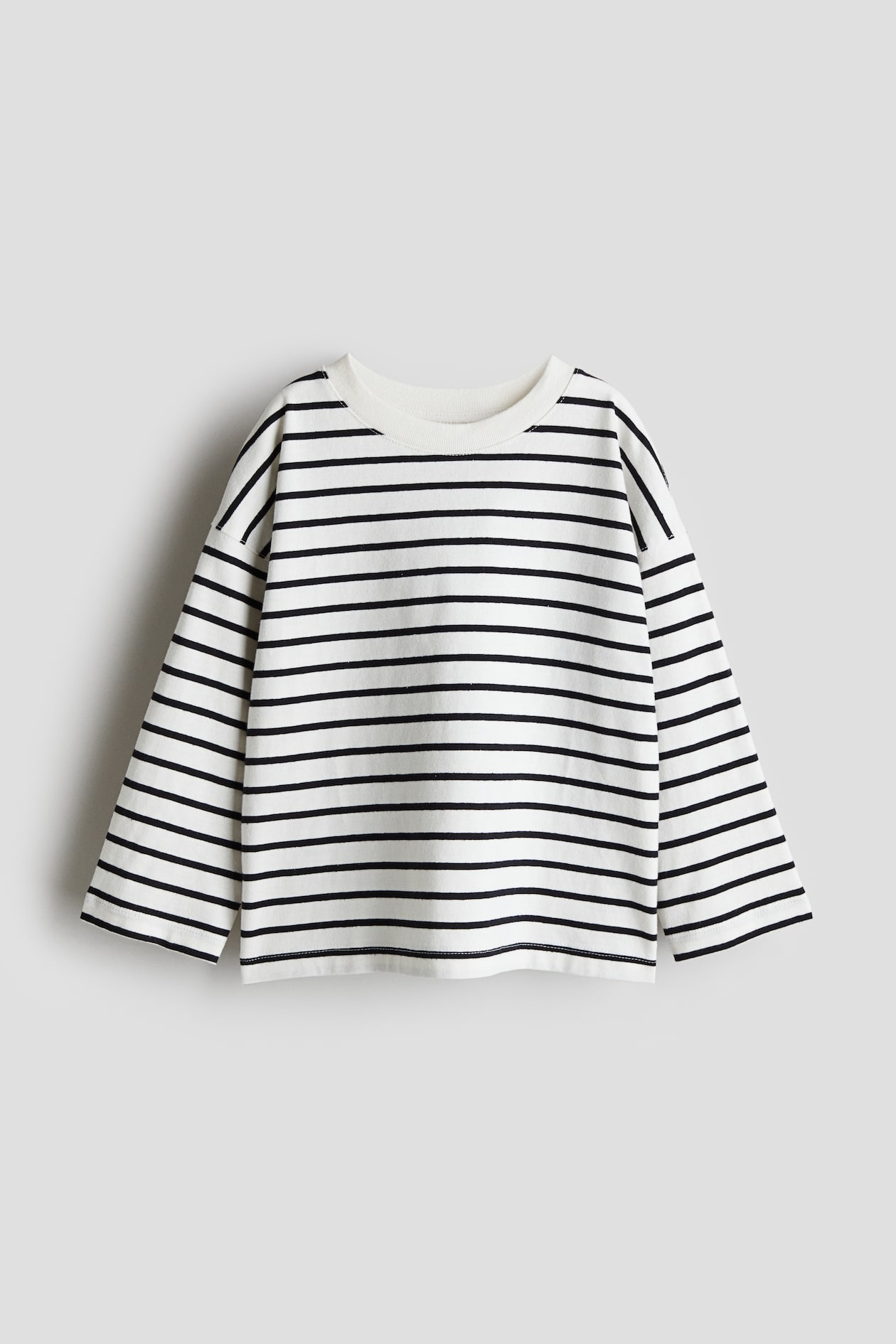 White/striped Long-sleeved T-shirt for kids | H&M US