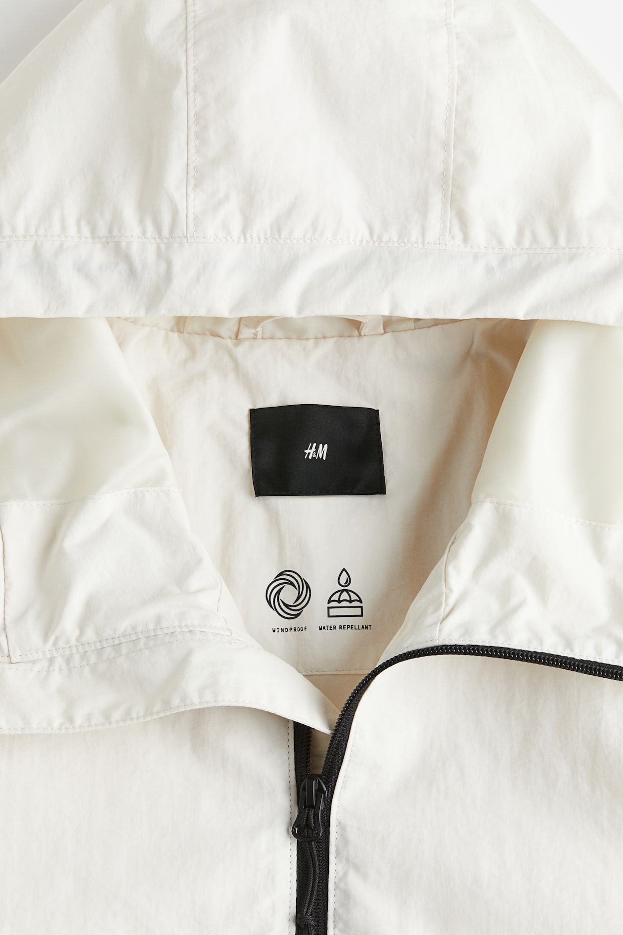 Men’s Cream Regular Fit Windbreaker | H&M IN