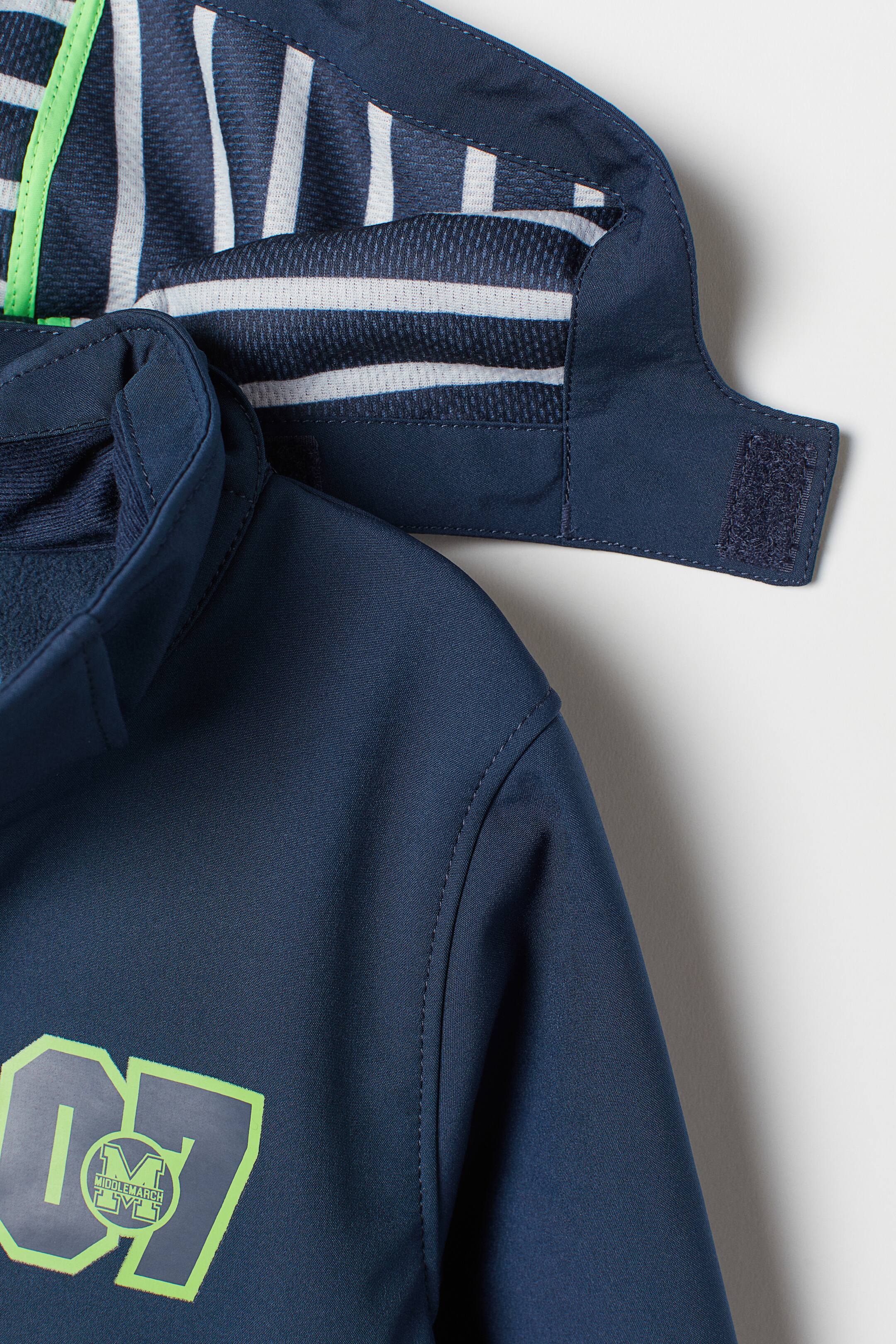 Veste softshell déperlante - Bleu foncé - ENFANT | H&M FR
