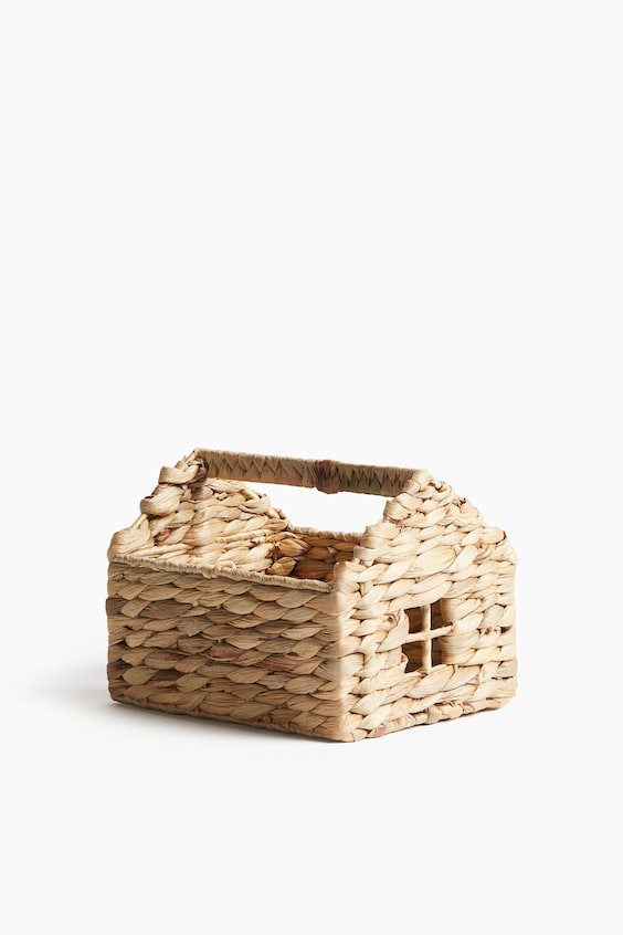 Beige House-shaped storage basket at H&M Home | H&M GB