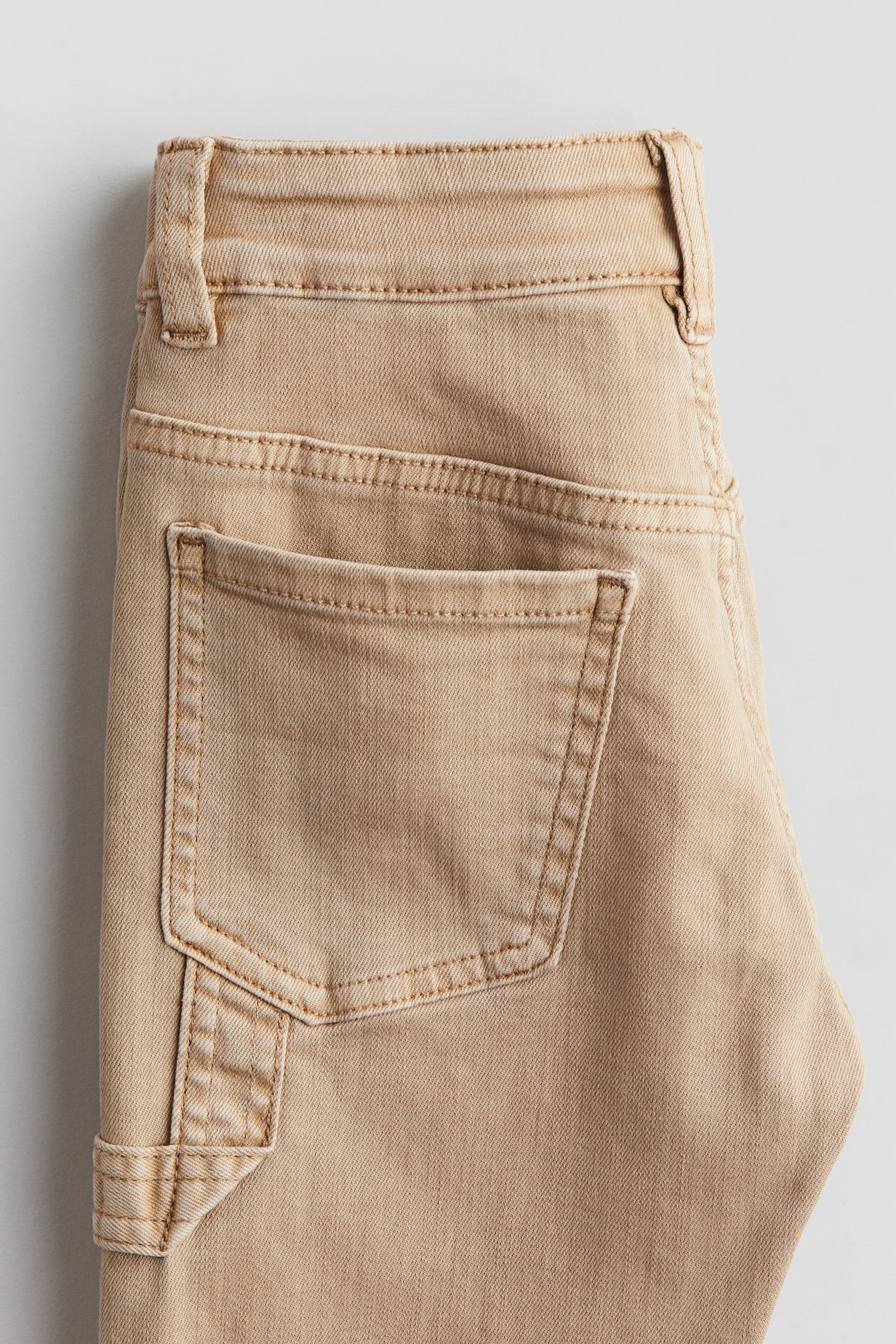 Beige Relaxed Fit Carpenter Pants for kids | H&M US