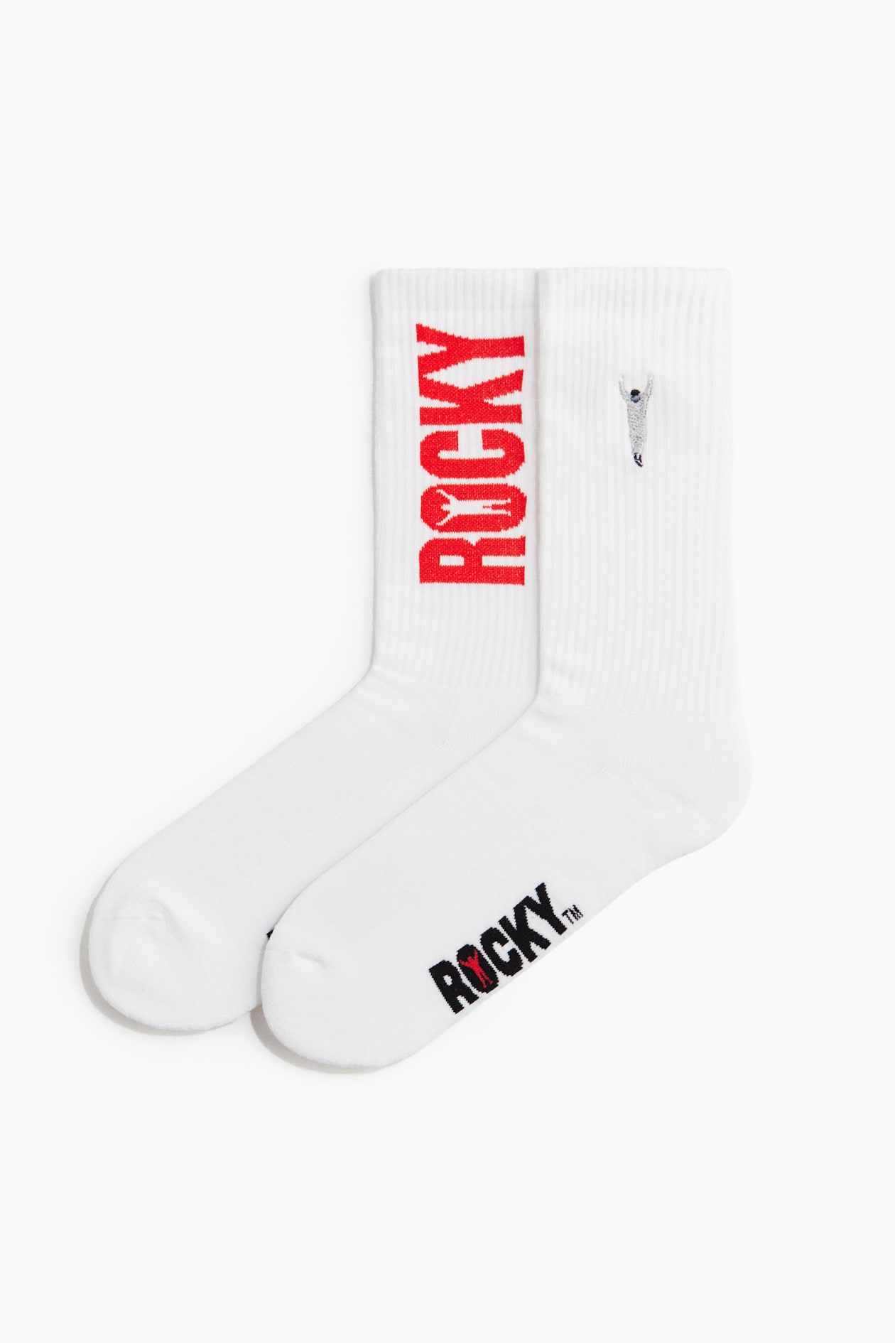 Men’s White/Rocky 2-pack Socks | H&M AU