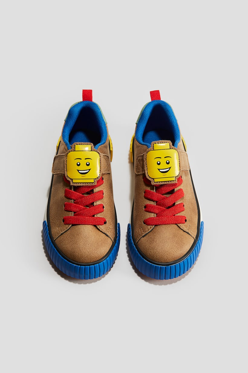 Printed Sneakers - Brown/LEGO - Kids | H&M US