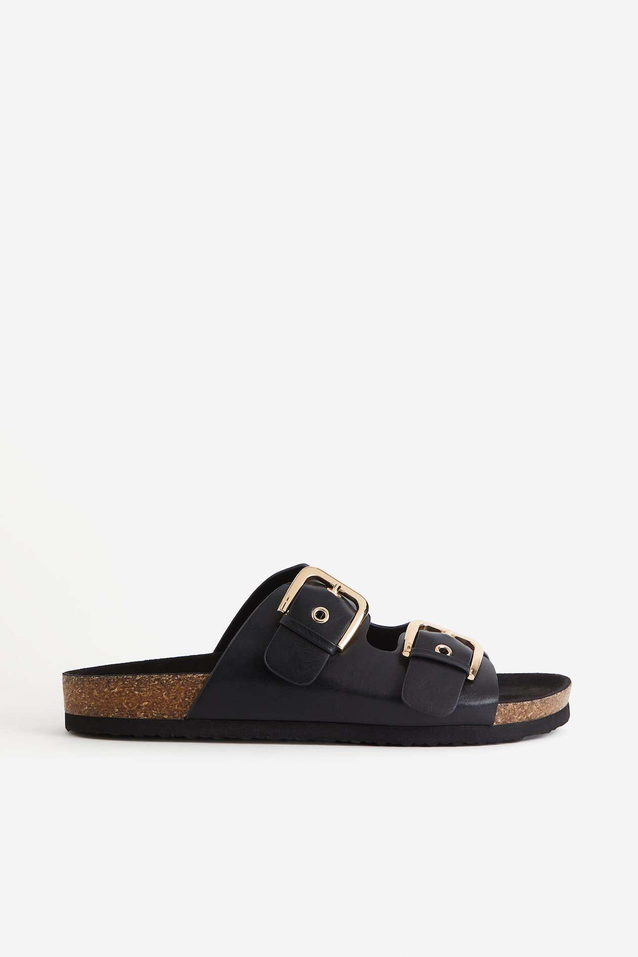 Two-strap slides - Black - Ladies | H&M GB