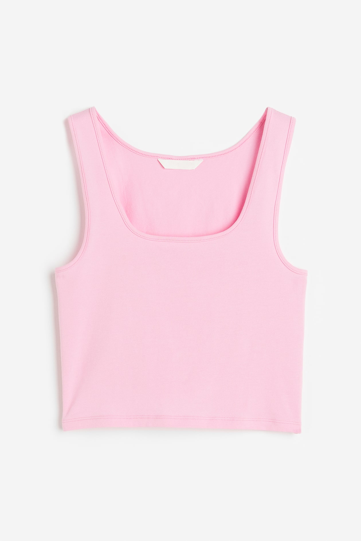 Cropped vest top - Light pink - Ladies | H&M GB