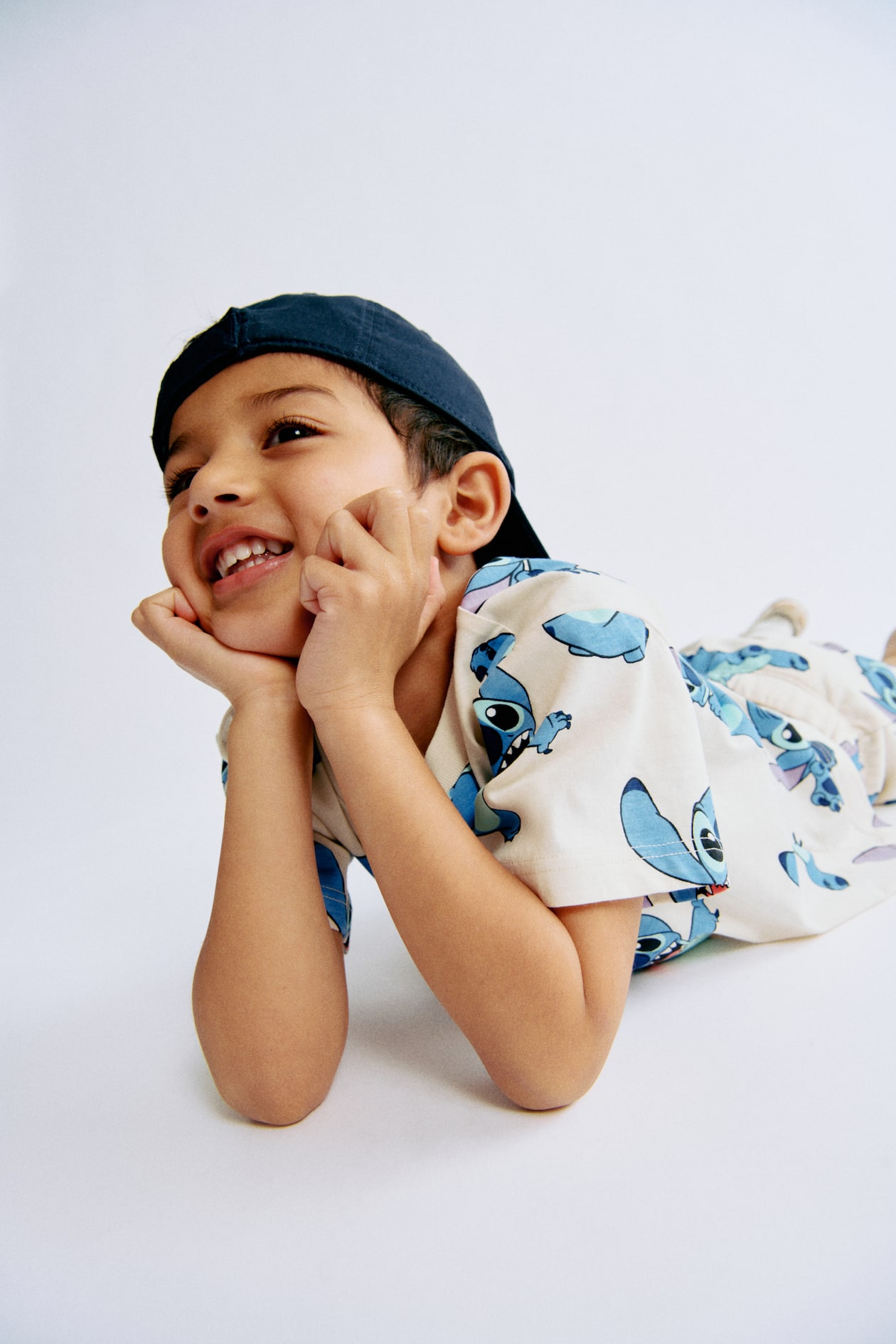 Conjunto de 2 piezas con motivo estampado - Crema/Lilo y Stitch - NIÑOS ...