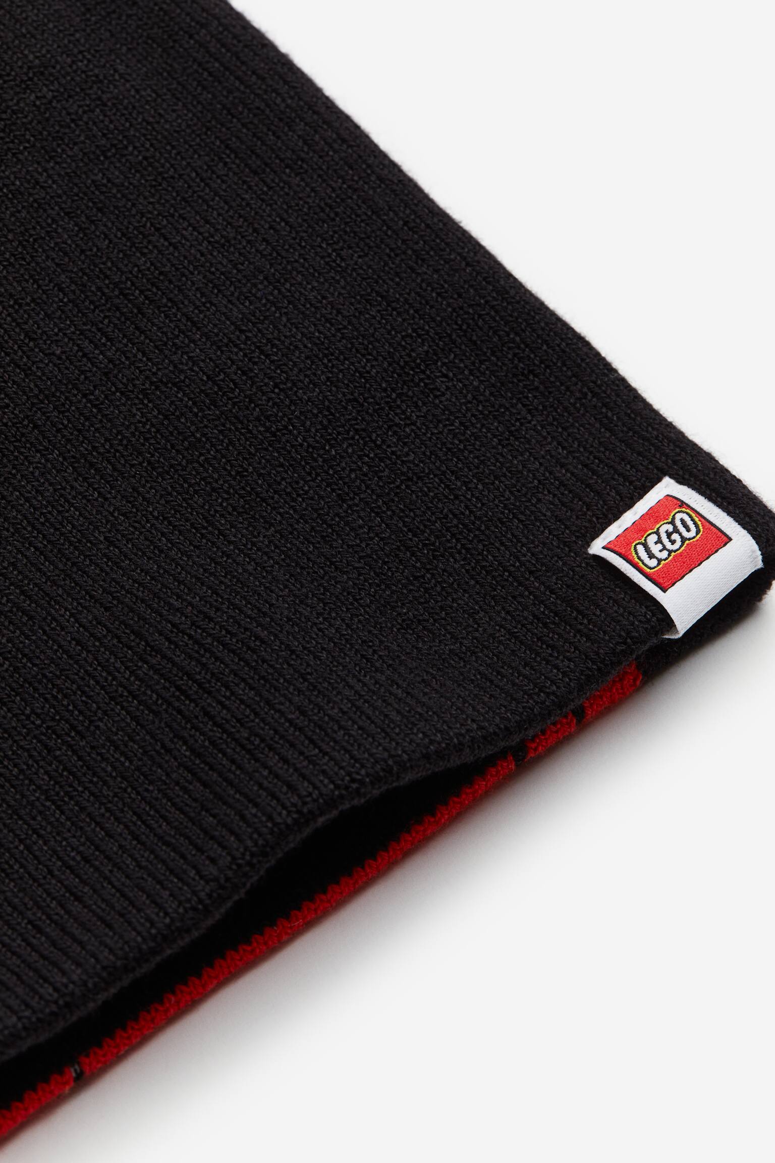 Jacquard-knit Beanie - Black/LEGO Ninjago - Kids | H&M US