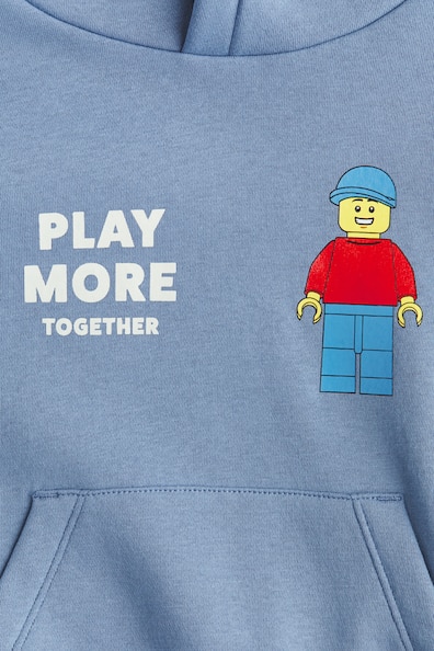 Huvtröja med tryck - Ljus dimblå/LEGO - BARN | H&M SE